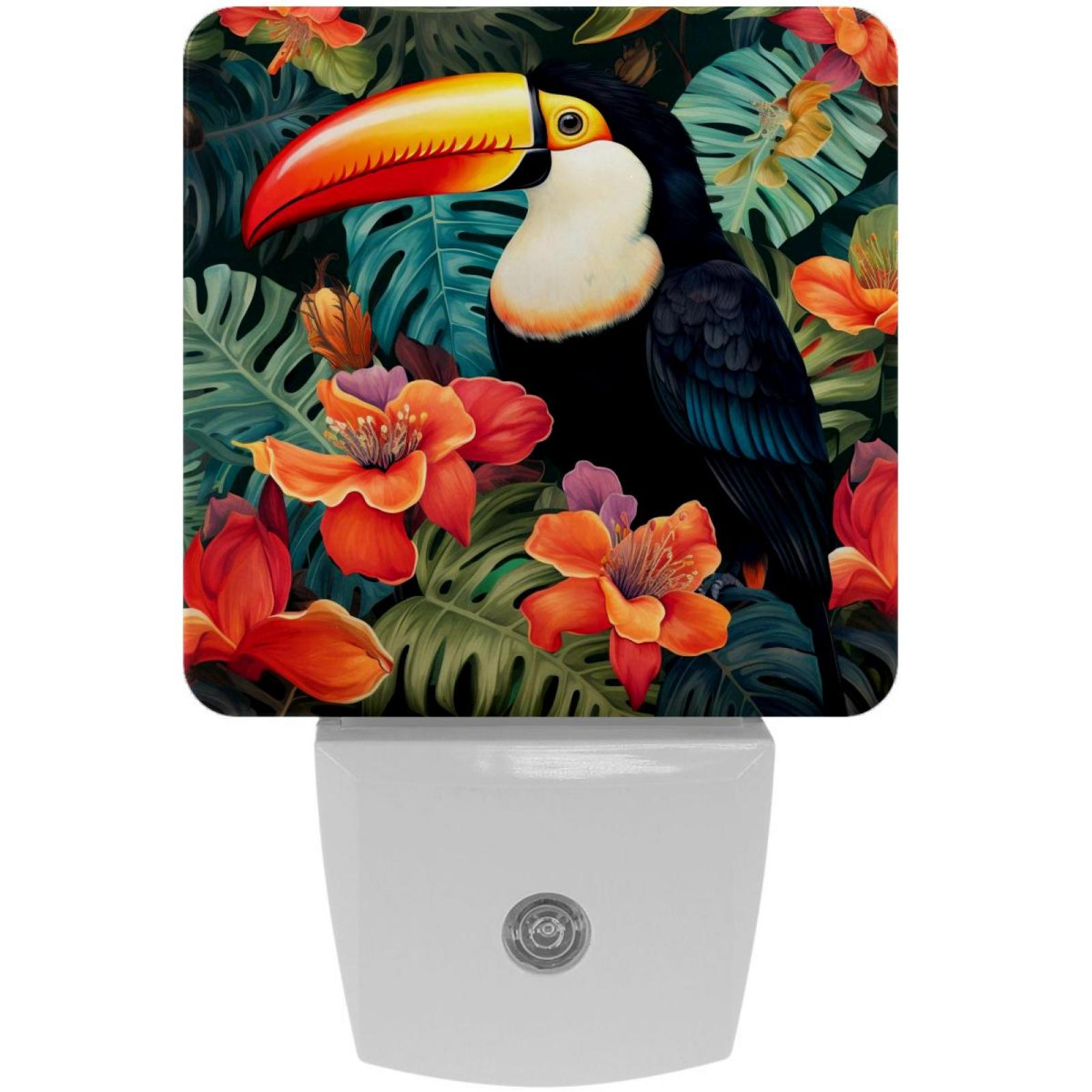 Toucan LED Square Night Lights - Portable and Stylish for Bedroom and ...