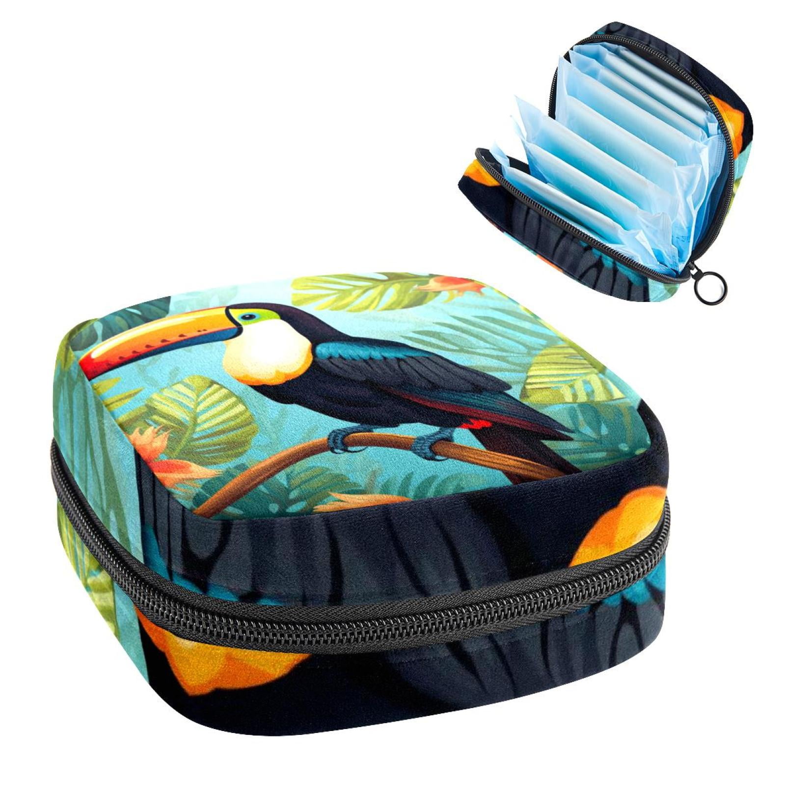 Toucan Pad Bag Period Pouch Travel Pouch Women Small Stationary Pouch ...
