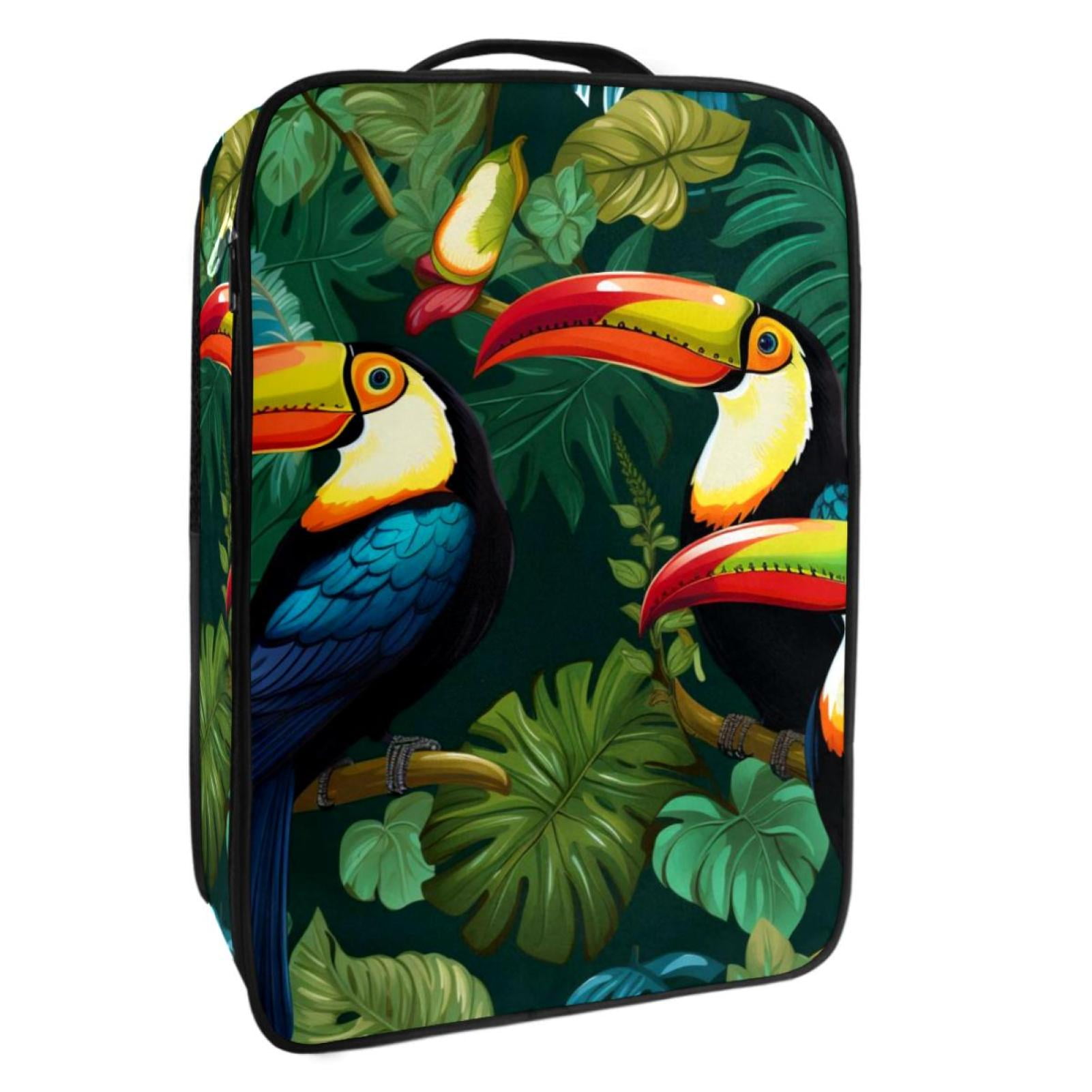 Toucan Polyester Shoe Box Storage Container Organizer - 23x31cm/9x12in ...