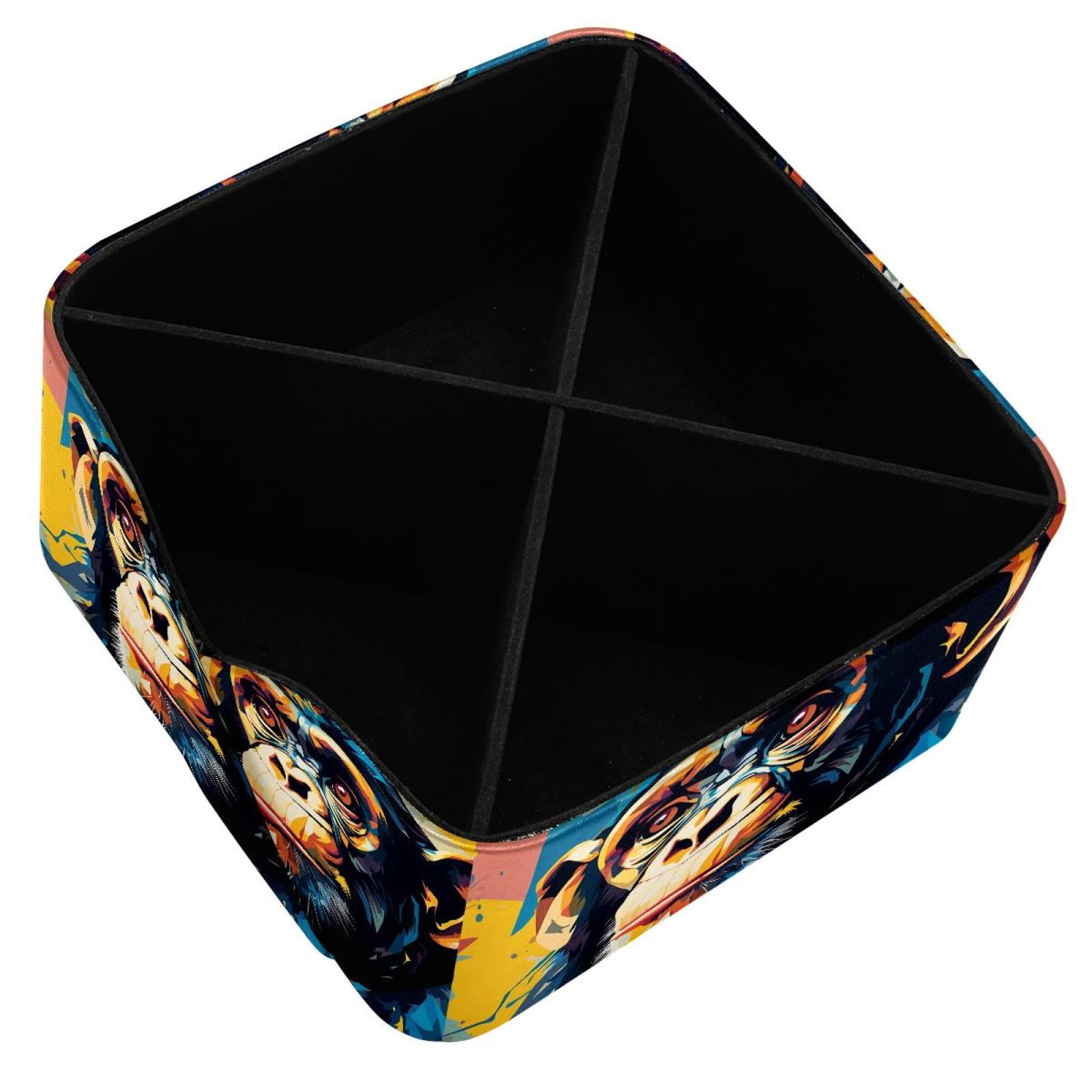 Toucan Square Pen Case with 4 Compartments, Removable Dividers - Pencil ...