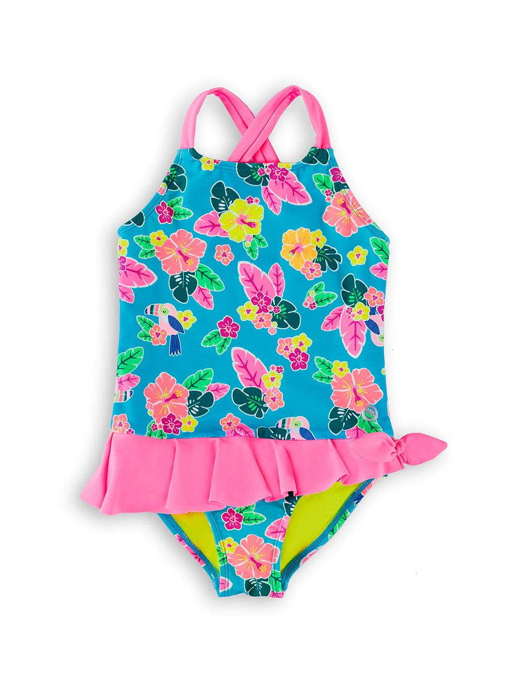 Toucan Too Young Girls Magnetic One-Piece - Walmart.com