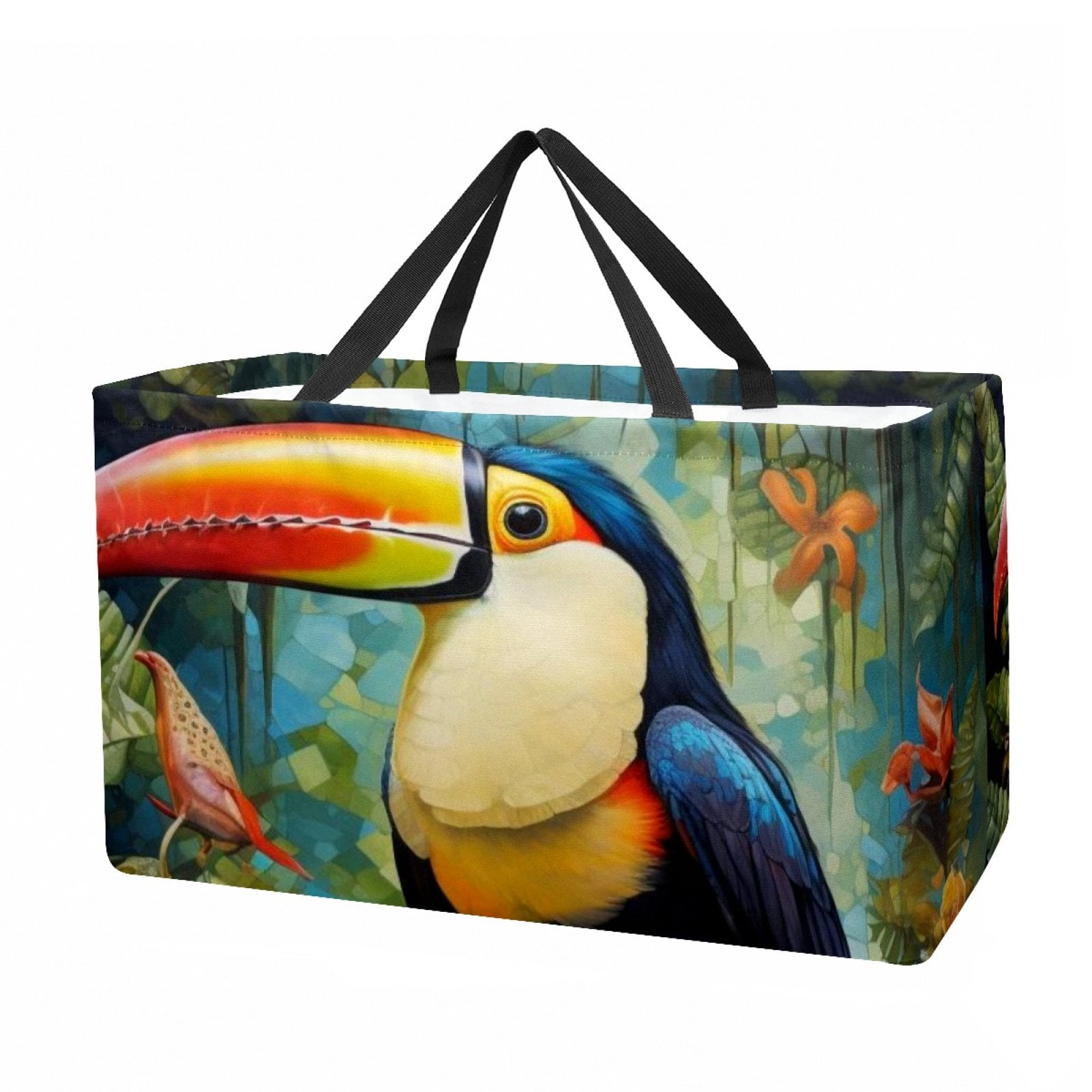 Toucan Versatile Oxford Cloth Reusable Storage Box - Foldable, Large ...