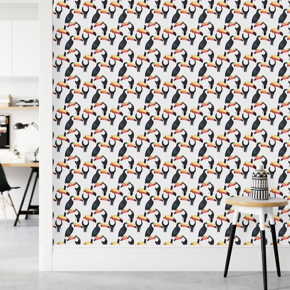 Toucan Wallpaper Pre-Pasted - 25"W x 125"H - Walmart.com