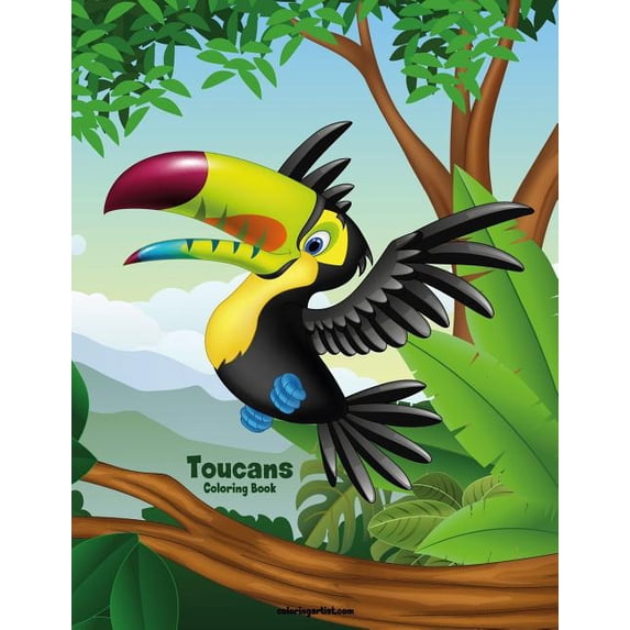 Toucans Toucans Coloring Book 1, Book 1, (Paperback) - Walmart.com