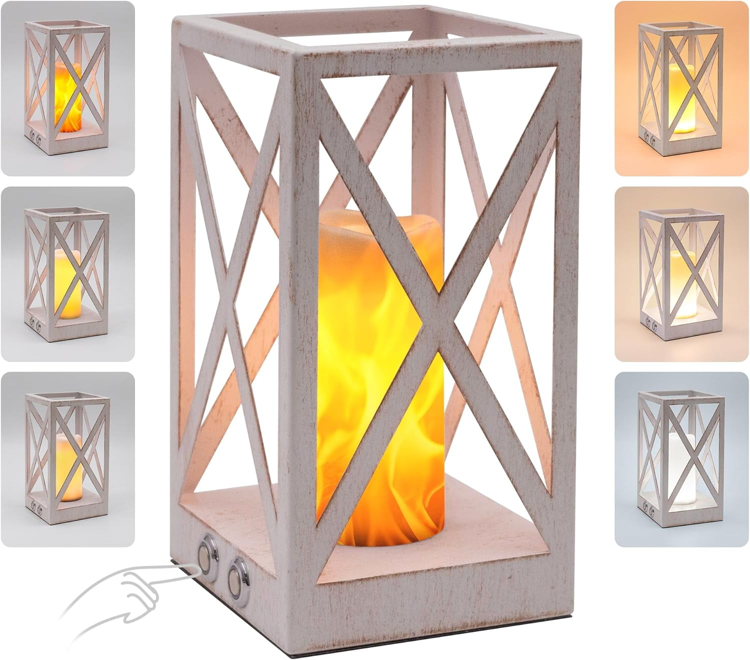 Touch Bedside Table Lamp with 3 Brightness & 3 Color Temperatures ...