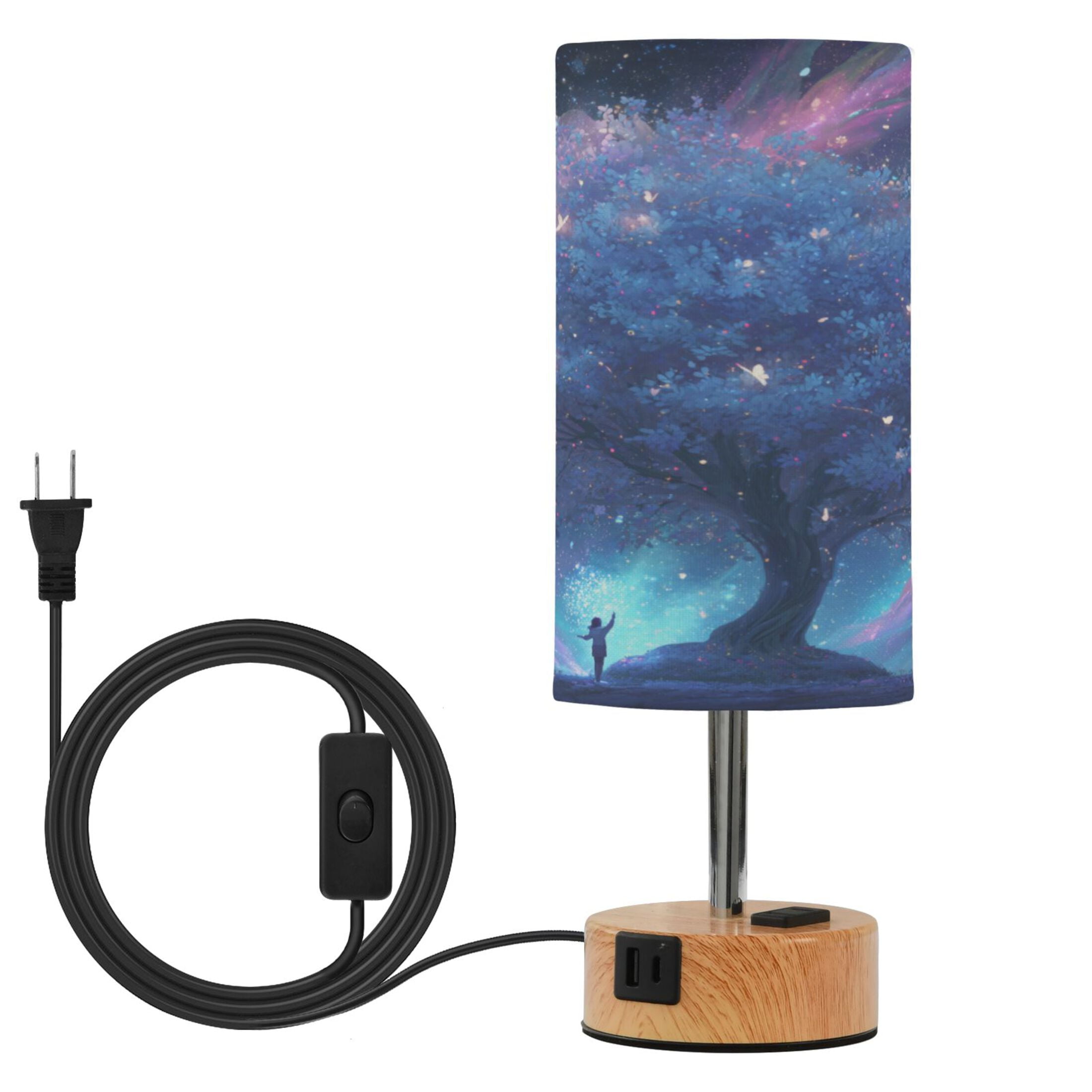 Touch-Control 3-Color Desk Lamp with Plug – Energy-Saving LED + 3 ...