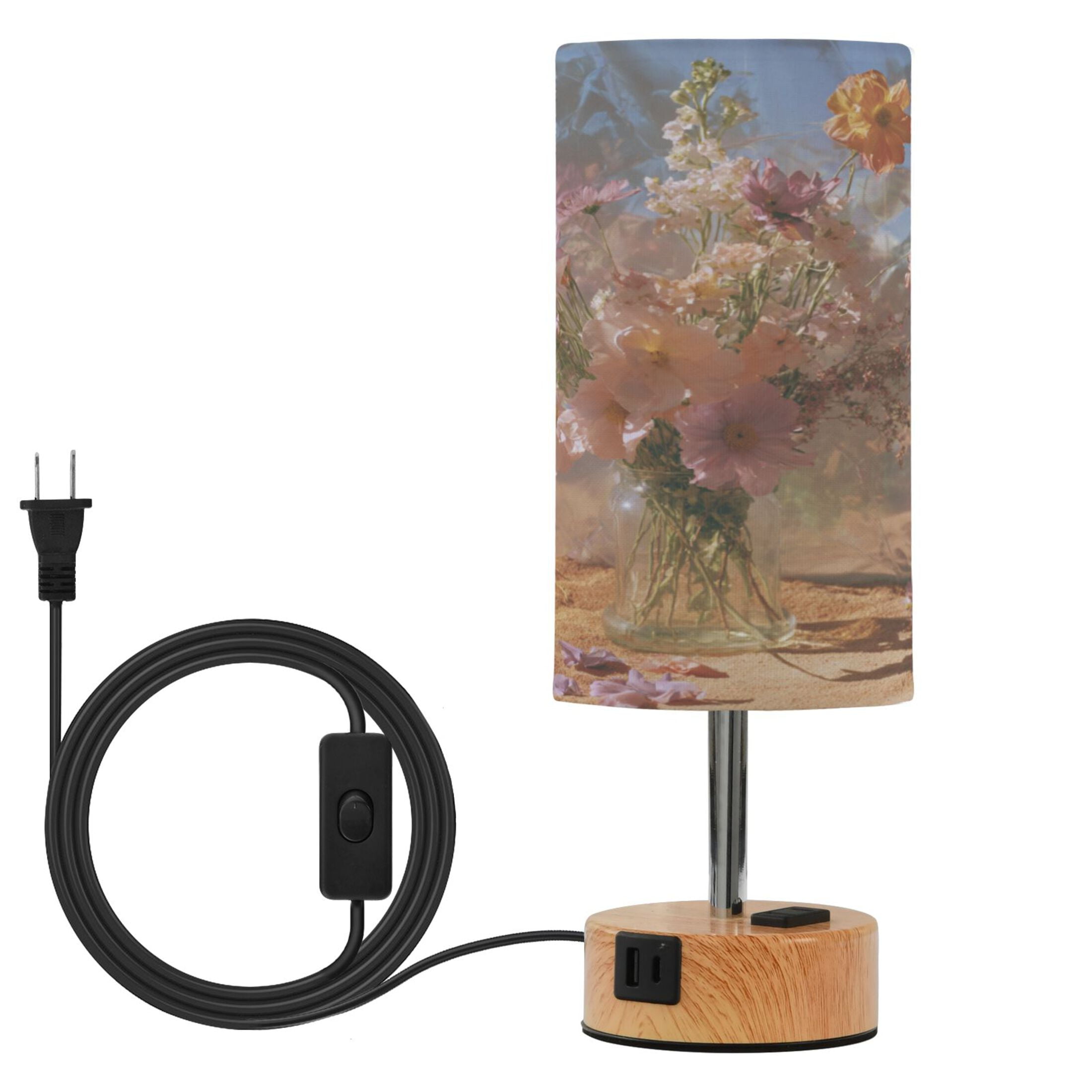 Touch-Control 3-Color Desk Lamp with Plug – Energy-Saving LED + 3 ...
