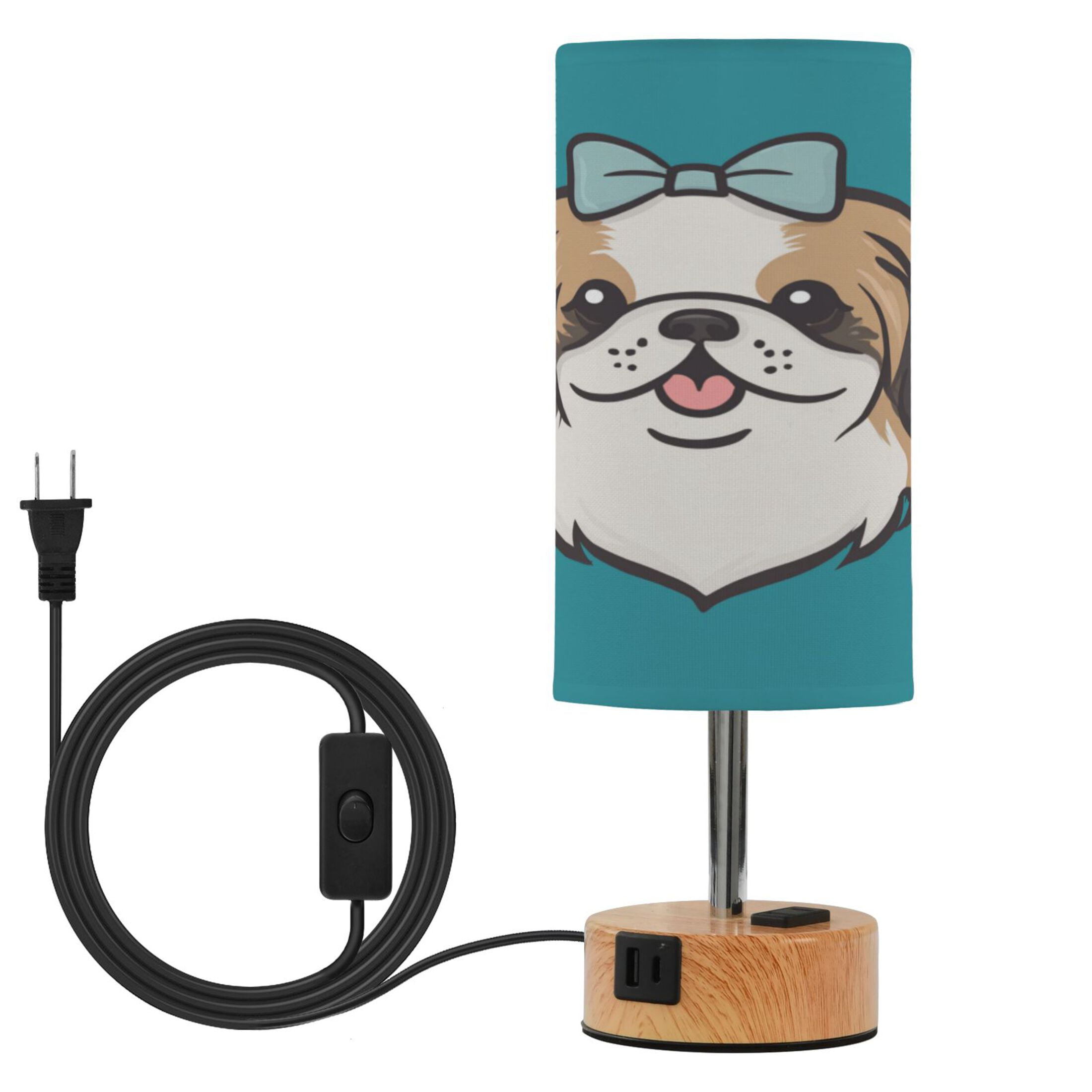 Touch-Control 3-Color Desk Lamp with Plug – Energy-Saving LED + 3 ...