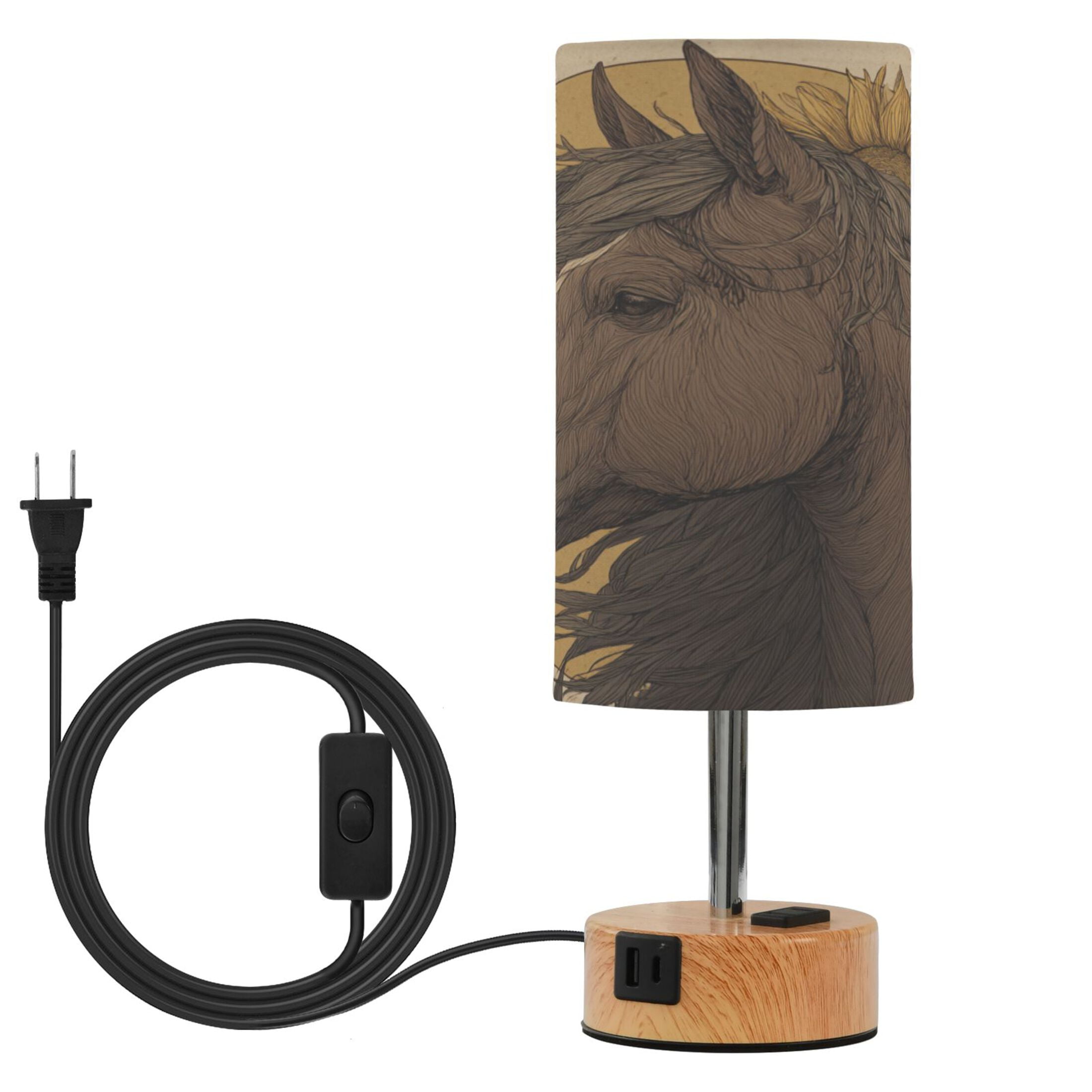Touch-Control 3-Color Desk Lamp with Plug – Energy-Saving LED + 3 ...