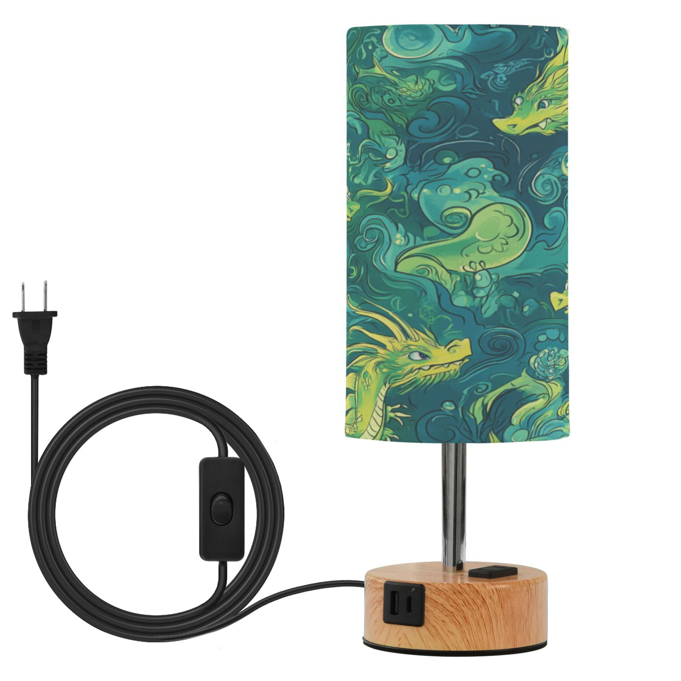 Touch-Control 3-Color Desk Lamp with Plug – Energy-Saving LED + 3 ...