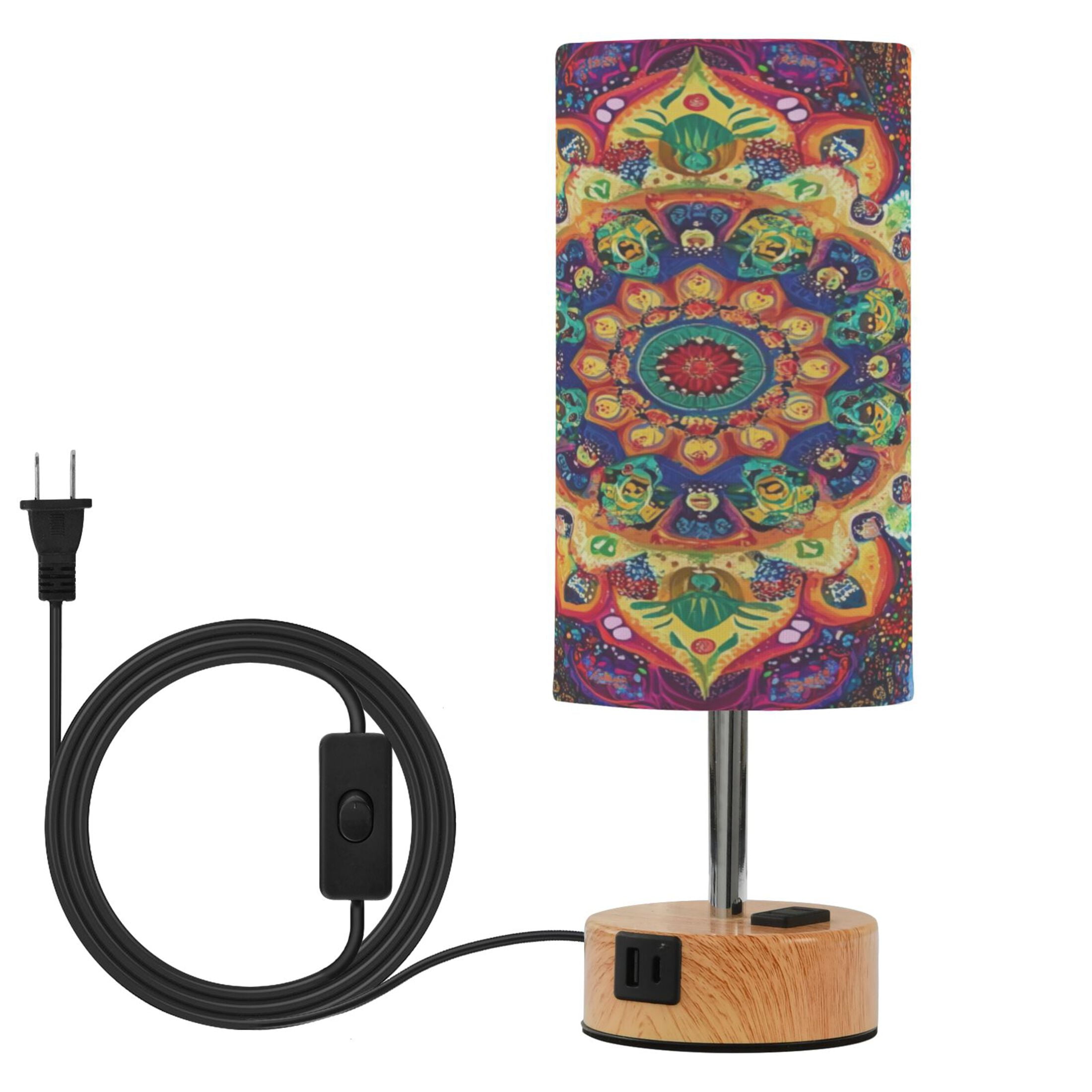 Touch-Control 3-Color Desk Lamp with Plug – Energy-Saving LED + 3 ...