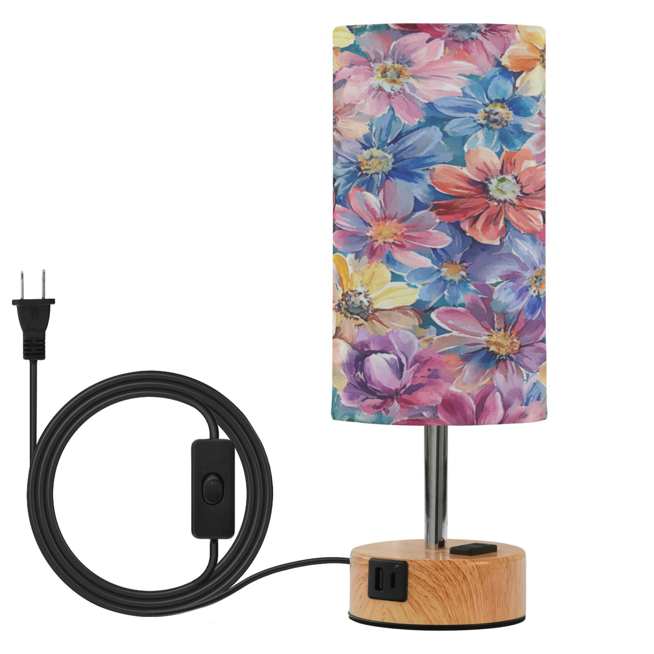 Touch-Control 3-Color Desk Lamp with Plug – Energy-Saving LED + 3 ...