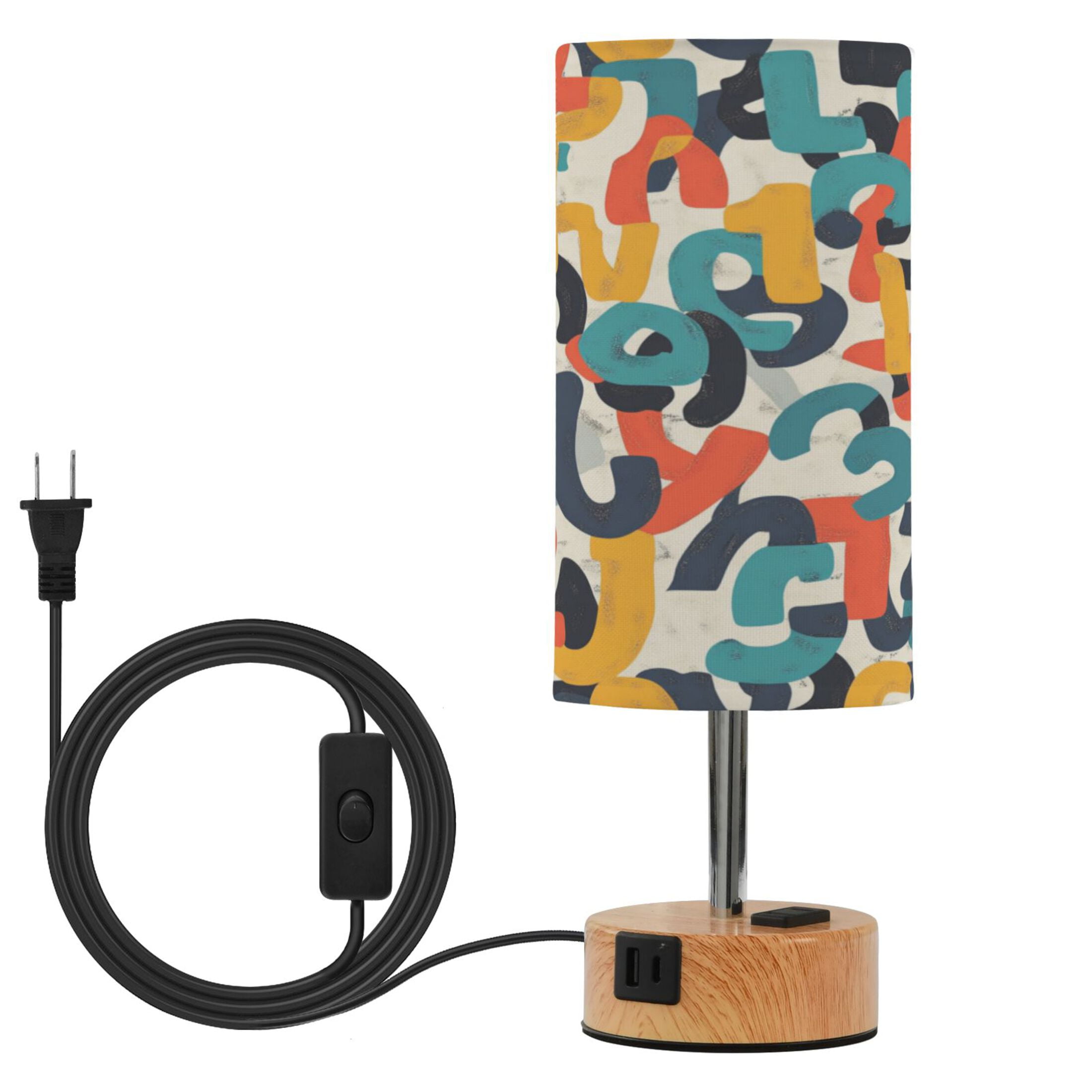Touch-Control 3-Color Desk Lamp with Plug – Energy-Saving LED + 3 ...