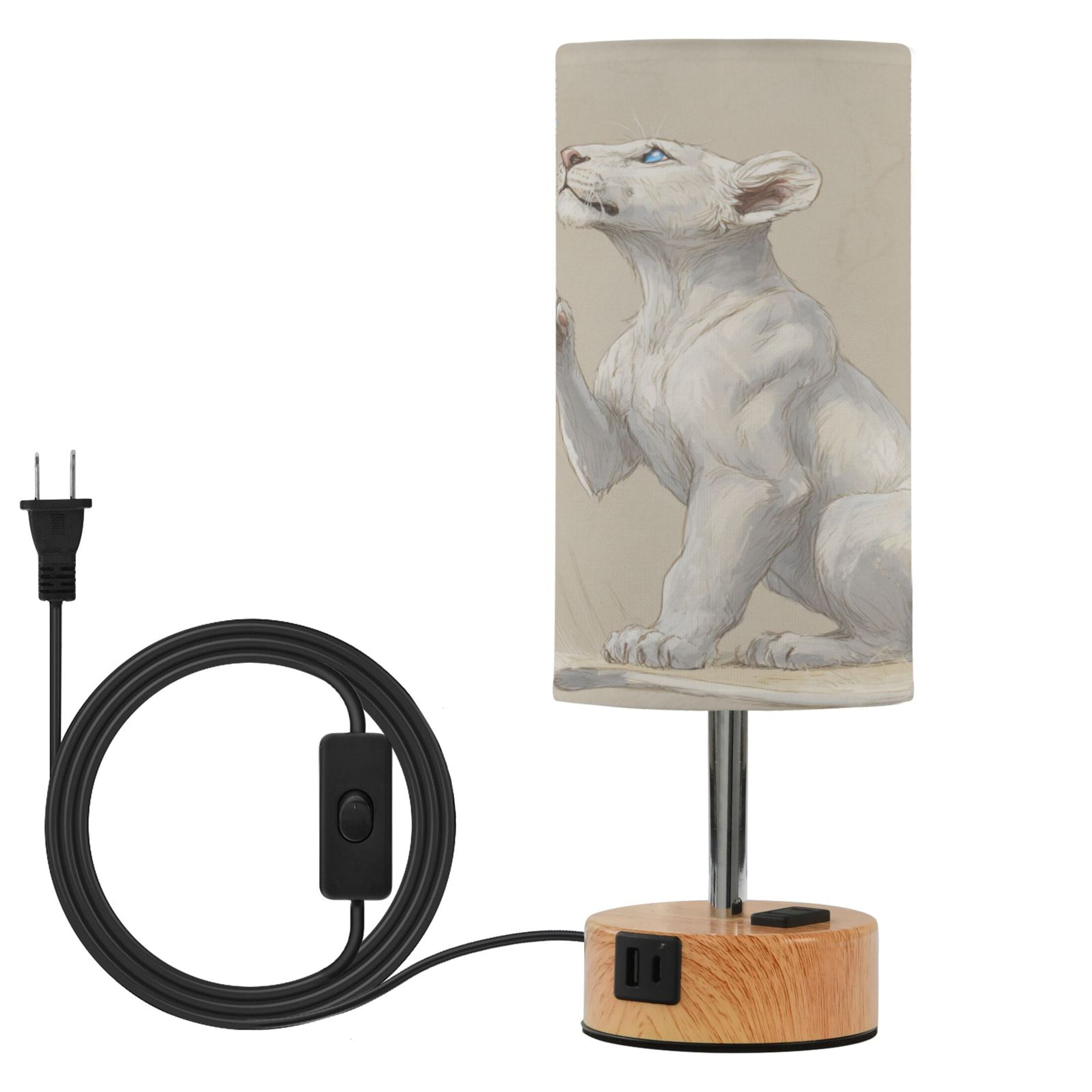 Touch-Control 3-Color Desk Lamp with Plug – Energy-Saving LED + 3 ...