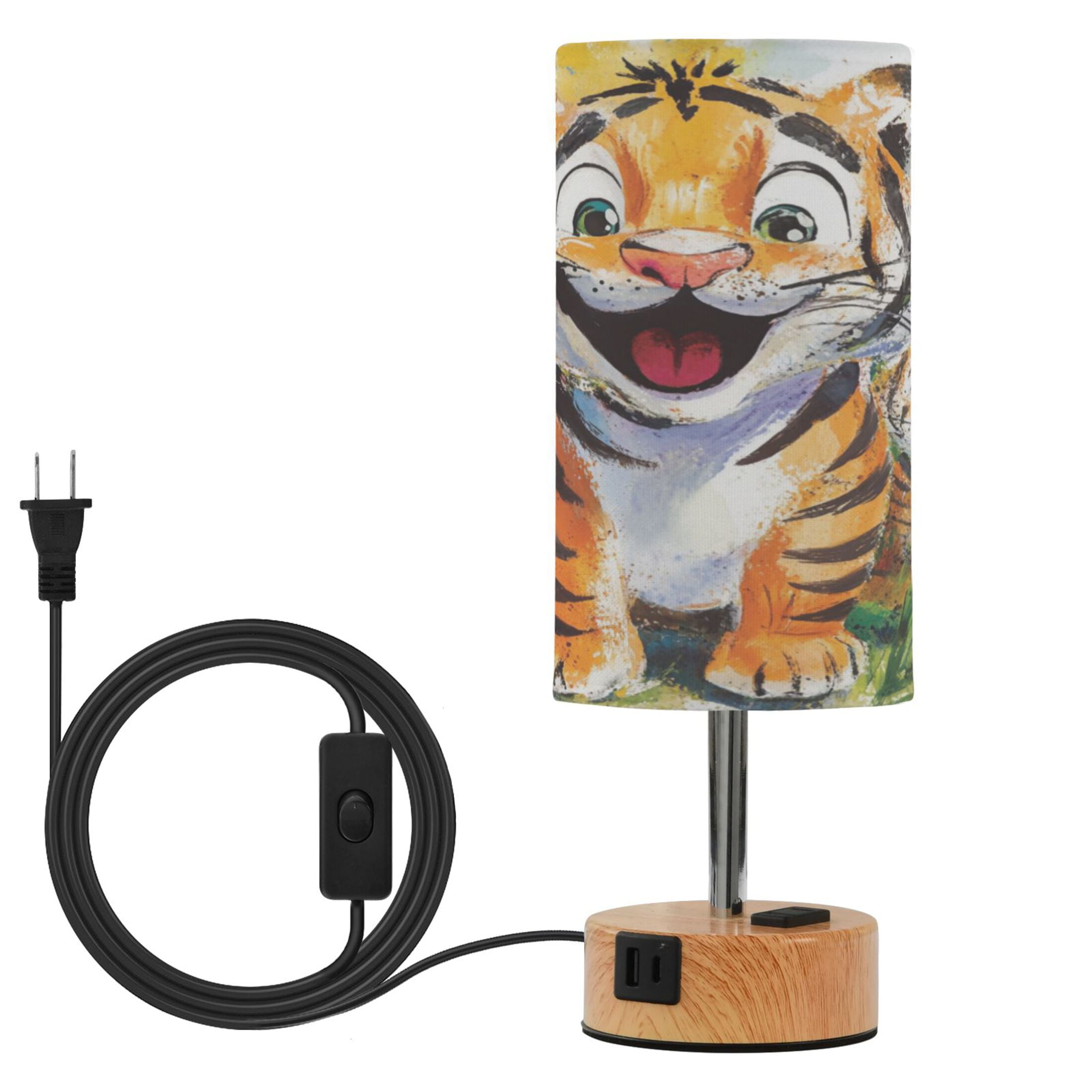 Touch-Control 3-Color Desk Lamp with Plug – Energy-Saving LED + 3 ...
