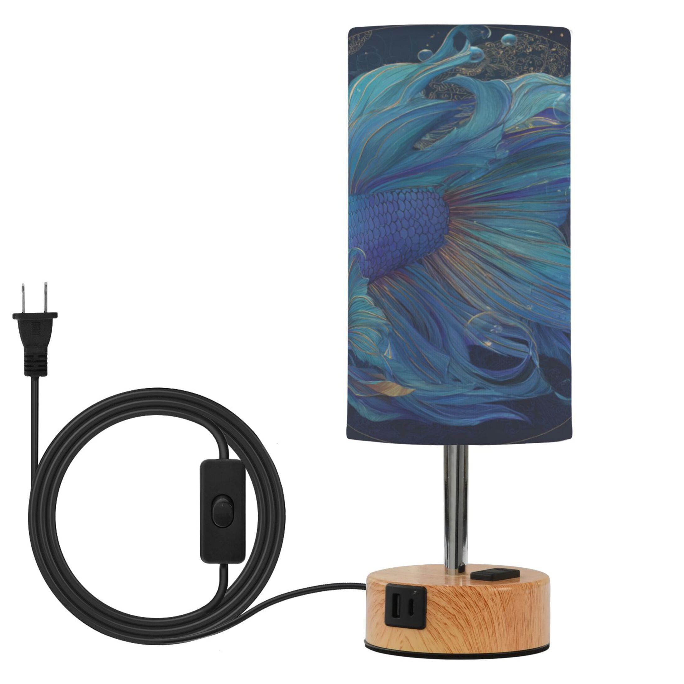 Touch-Control 3-Color Desk Lamp with Plug – Energy-Saving LED + 3 ...