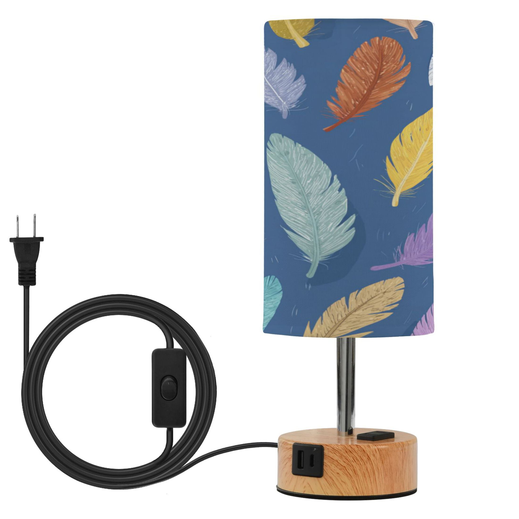 Touch-Control 3-Color Desk Lamp with Plug – Energy-Saving LED + 3 ...