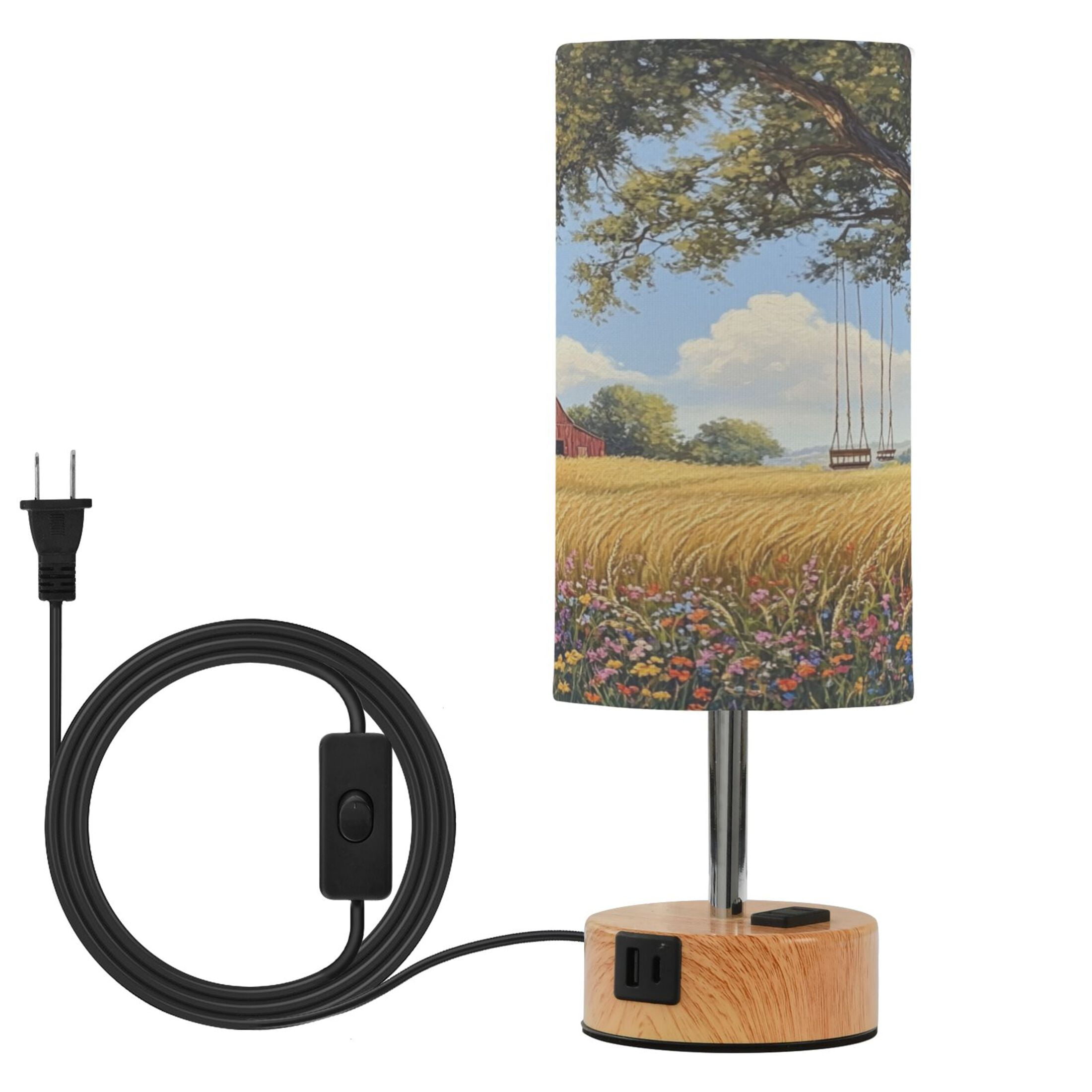 Touch-Control 3-Color Desk Lamp with Plug – Energy-Saving LED + 3 ...