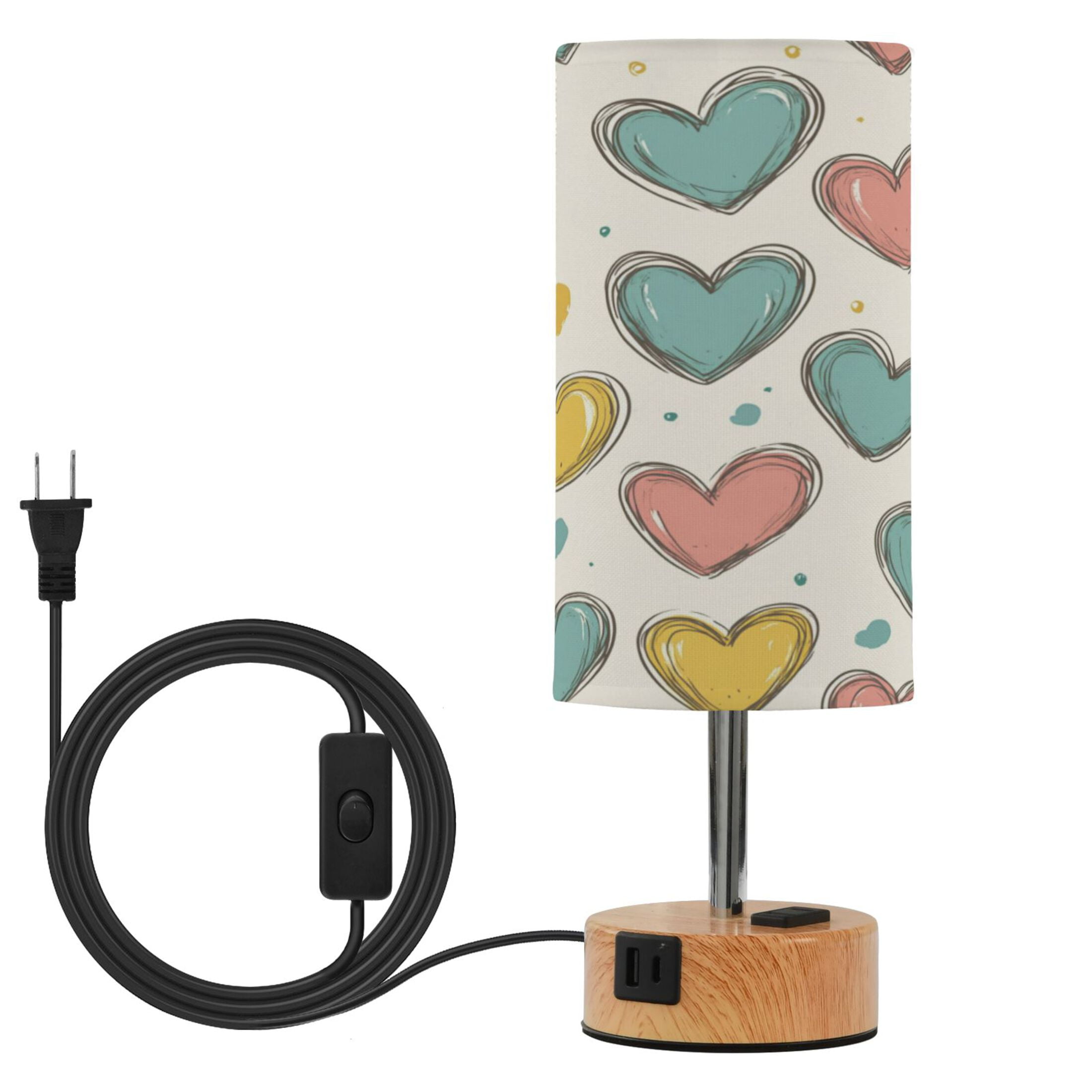 Touch-Control 3-Color Desk Lamp with Plug – Energy-Saving LED + 3 ...