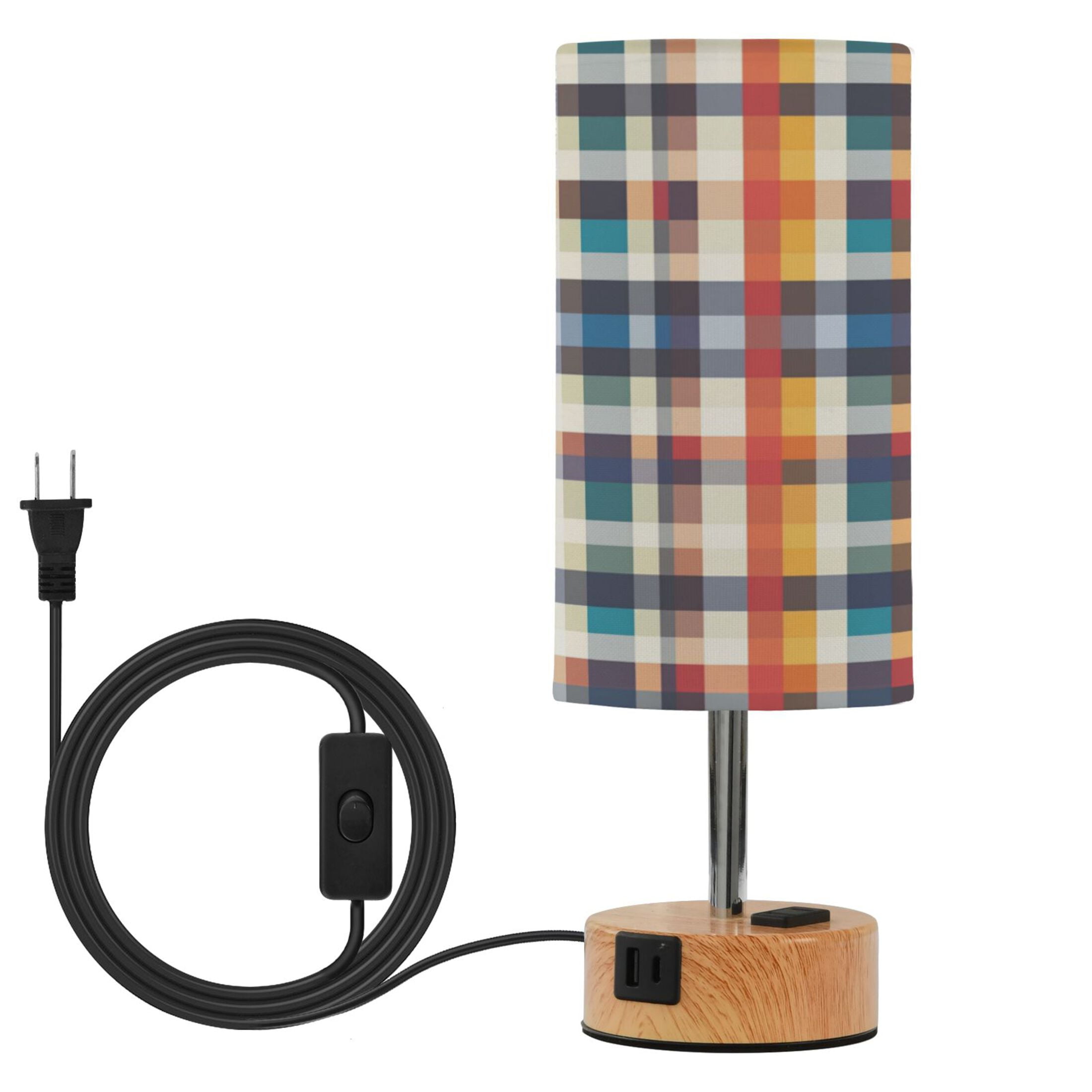 Touch-Control 3-Color Desk Lamp with Plug – Energy-Saving LED + 3 ...