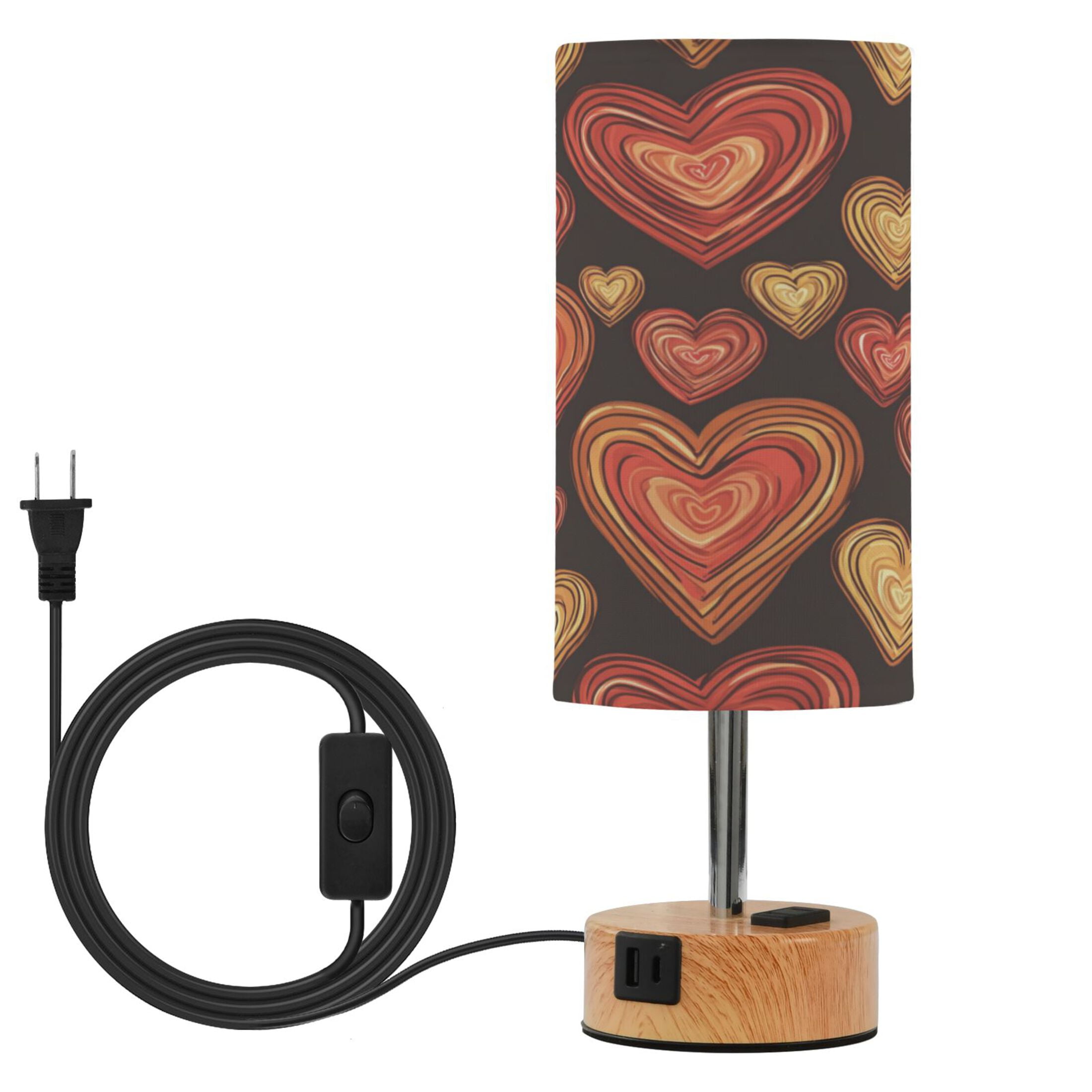 Touch-Control 3-Color Desk Lamp with Plug – Energy-Saving LED + 3 ...