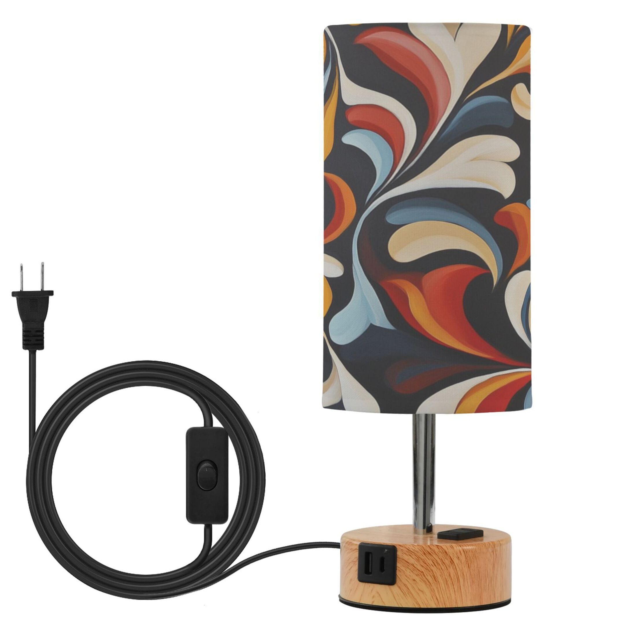 Touch-Control 3-Color Desk Lamp with Plug – Energy-Saving LED + 3 ...