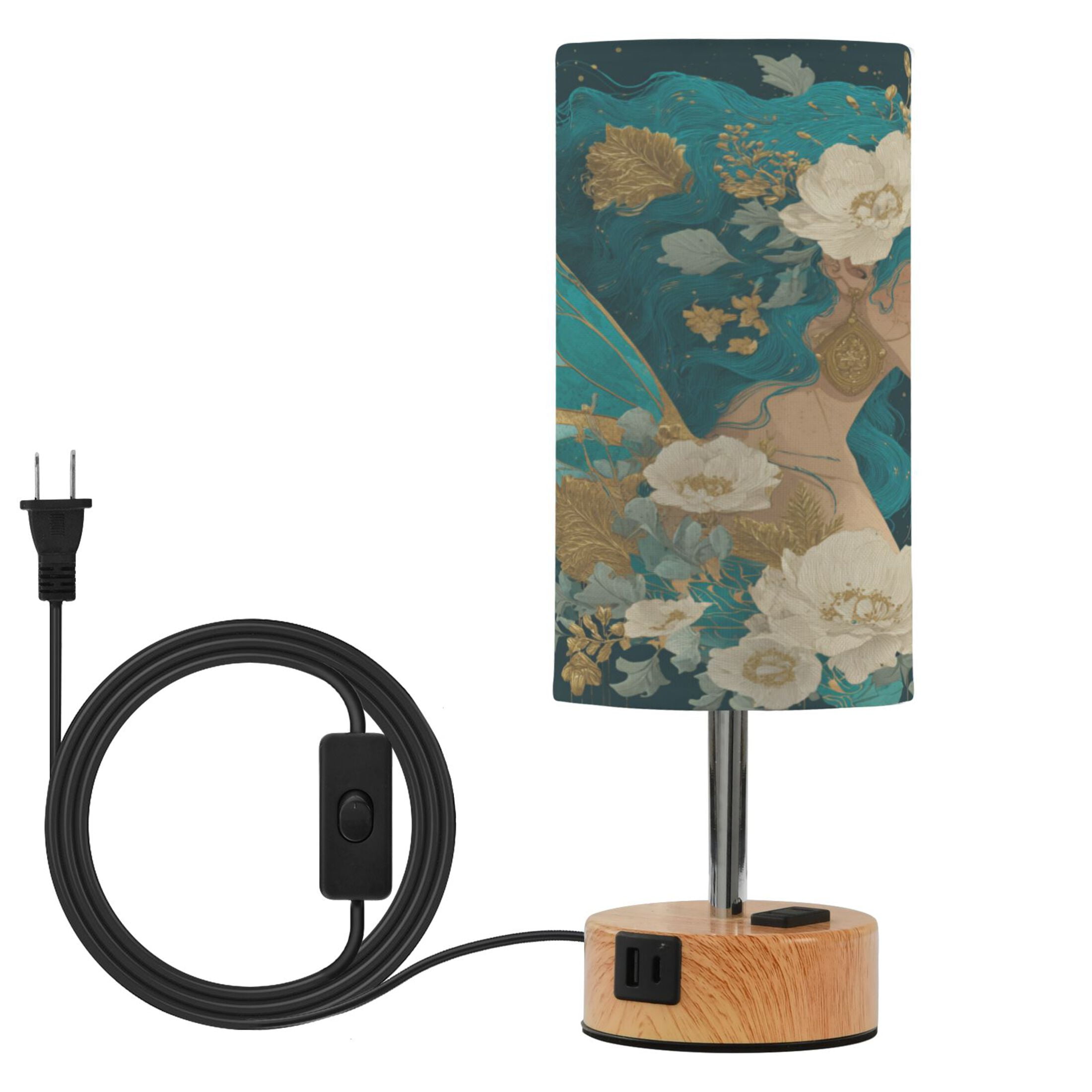 Touch-Control 3-Color Desk Lamp with Plug – Energy-Saving LED + 3 ...