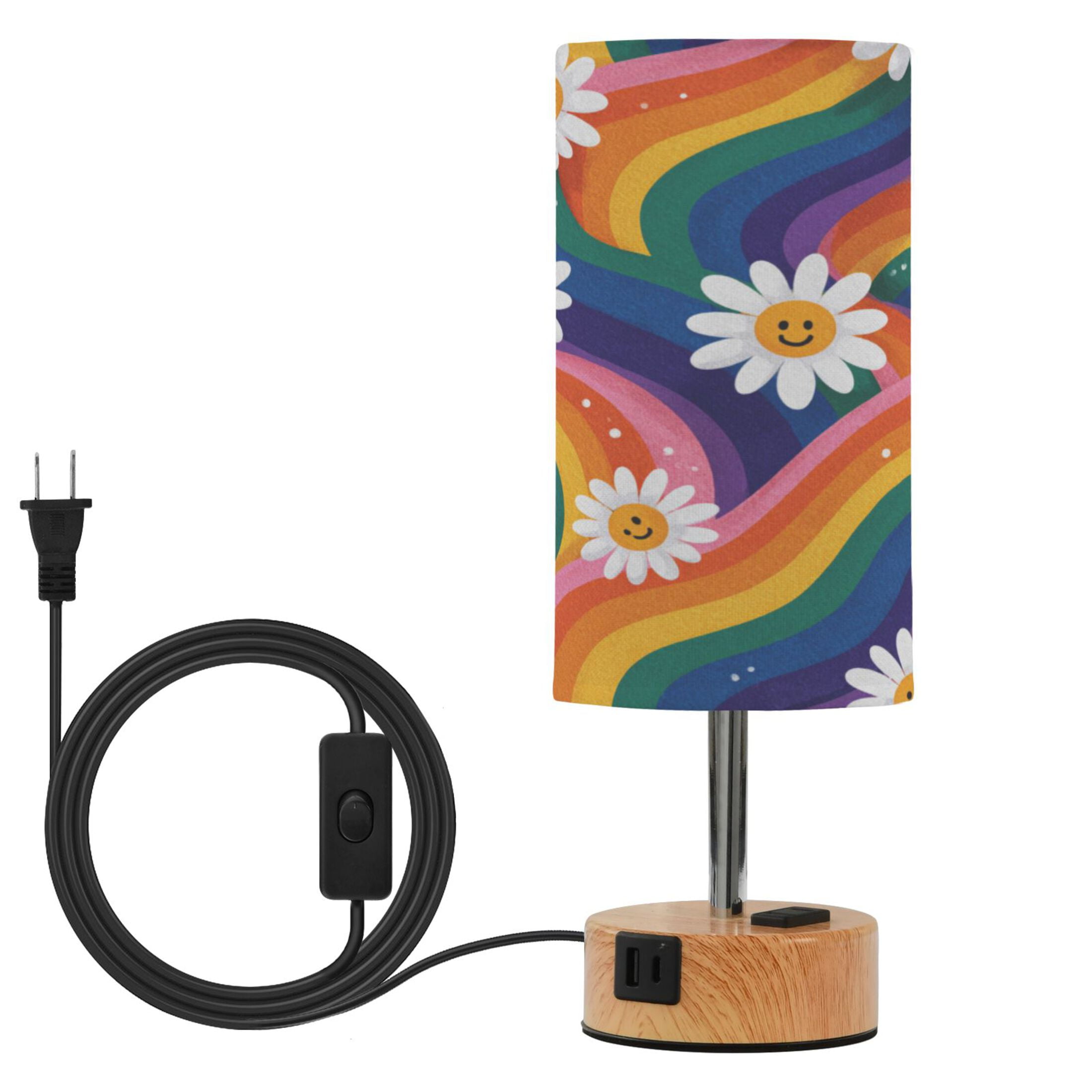 Touch-Control 3-Color Desk Lamp with Plug – Energy-Saving LED + 3 ...