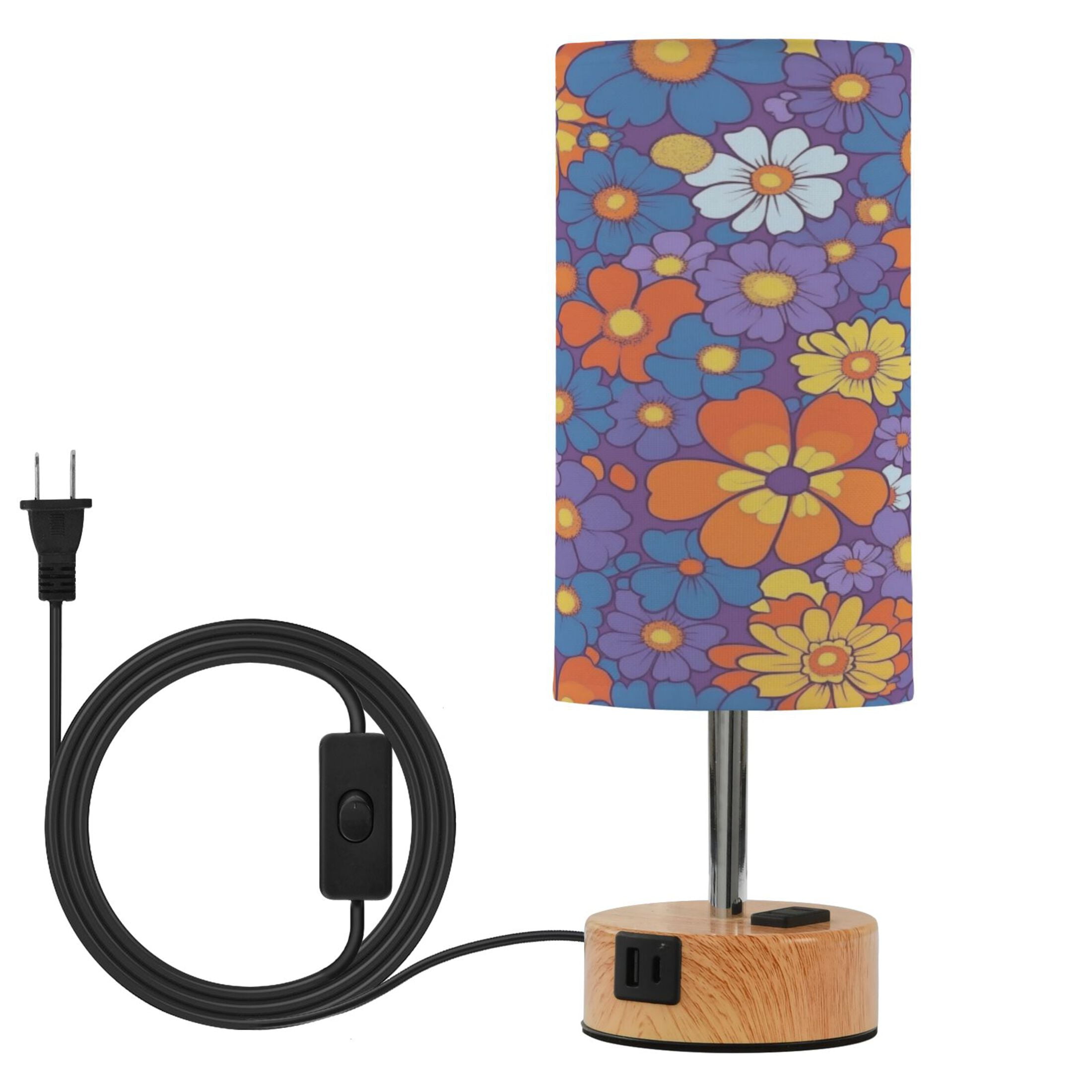 Touch-Control 3-Color Desk Lamp with Plug – Energy-Saving LED + 3 ...
