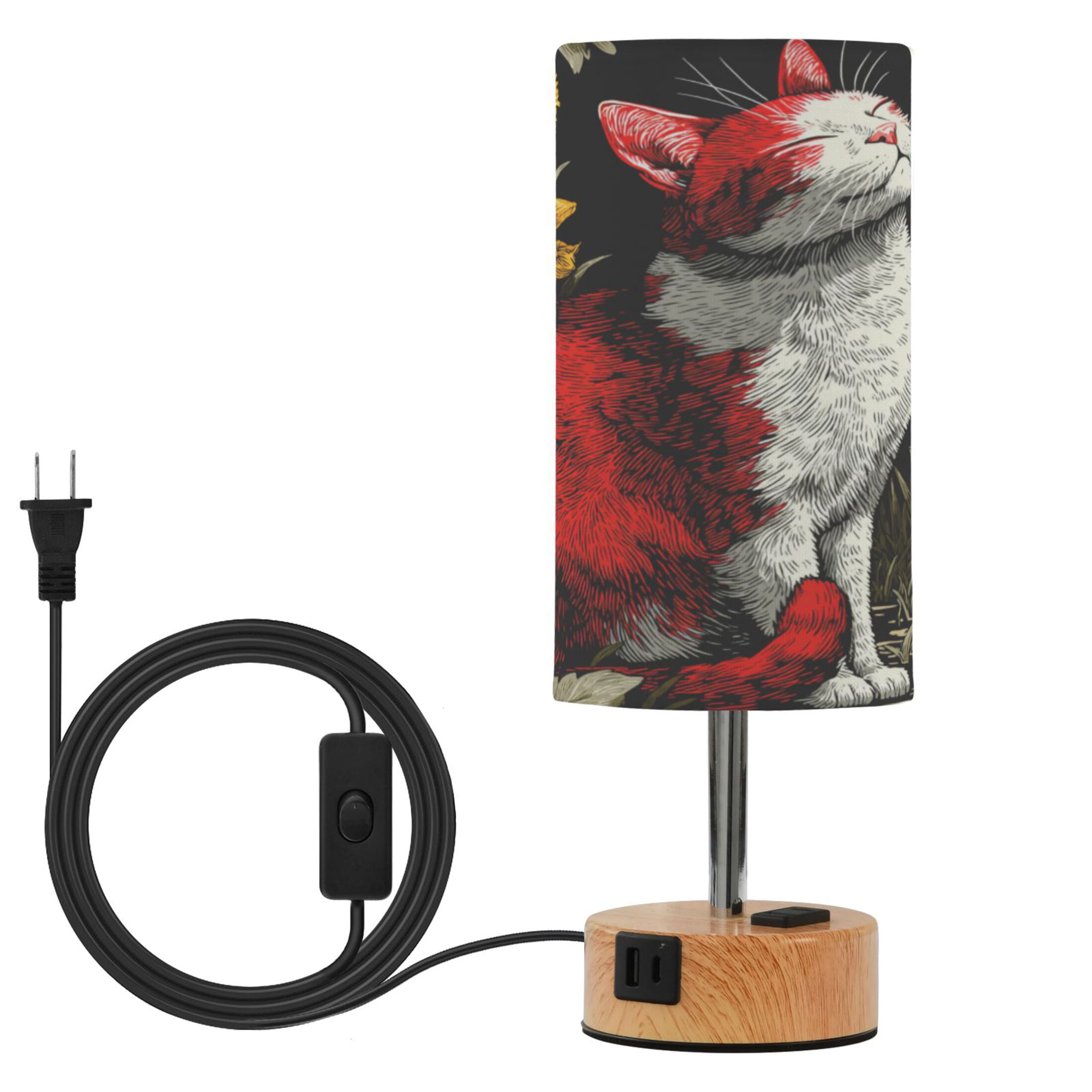 Touch-Control 3-Color Desk Lamp with Plug – Energy-Saving LED + 3 ...