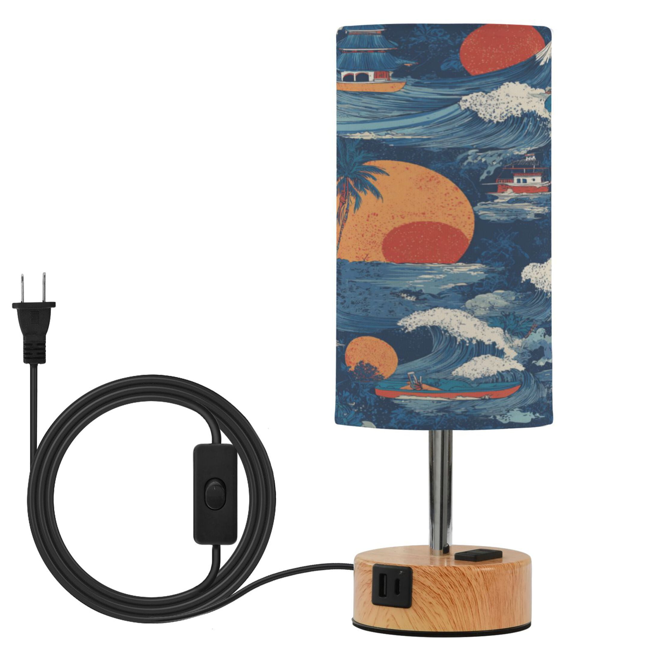 Touch-Control 3-Color Desk Lamp with Plug – Energy-Saving LED + 3 ...