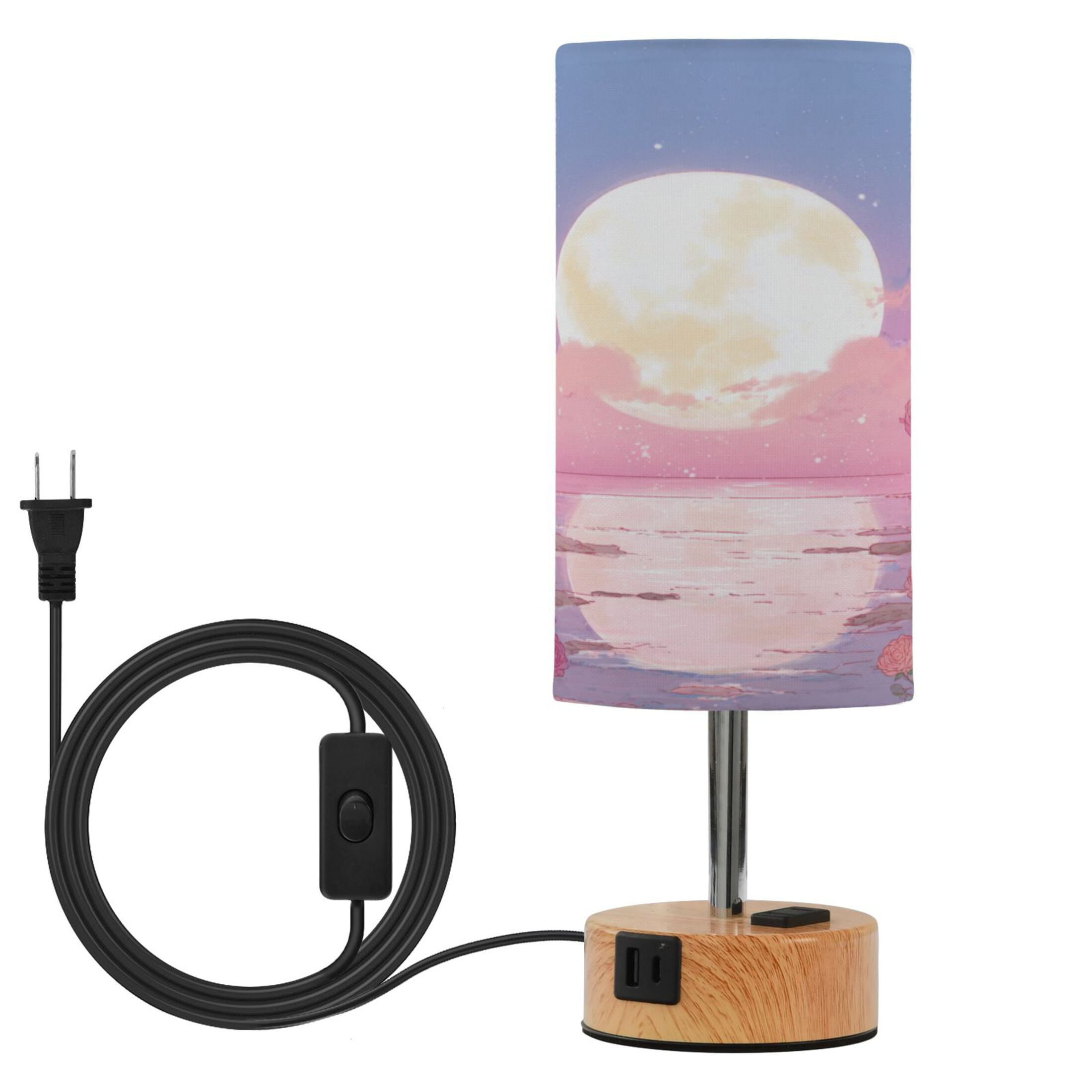 Touch-Control 3-Color Desk Lamp with Plug – Energy-Saving LED + 3 ...