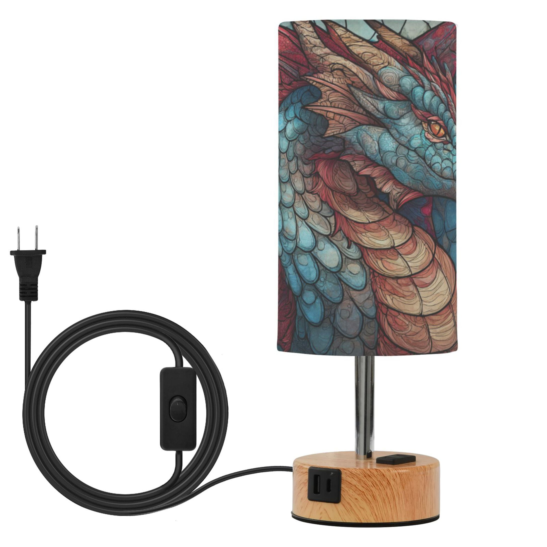 Touch-Control 3-Color Desk Lamp with Plug – Energy-Saving LED + 3 ...