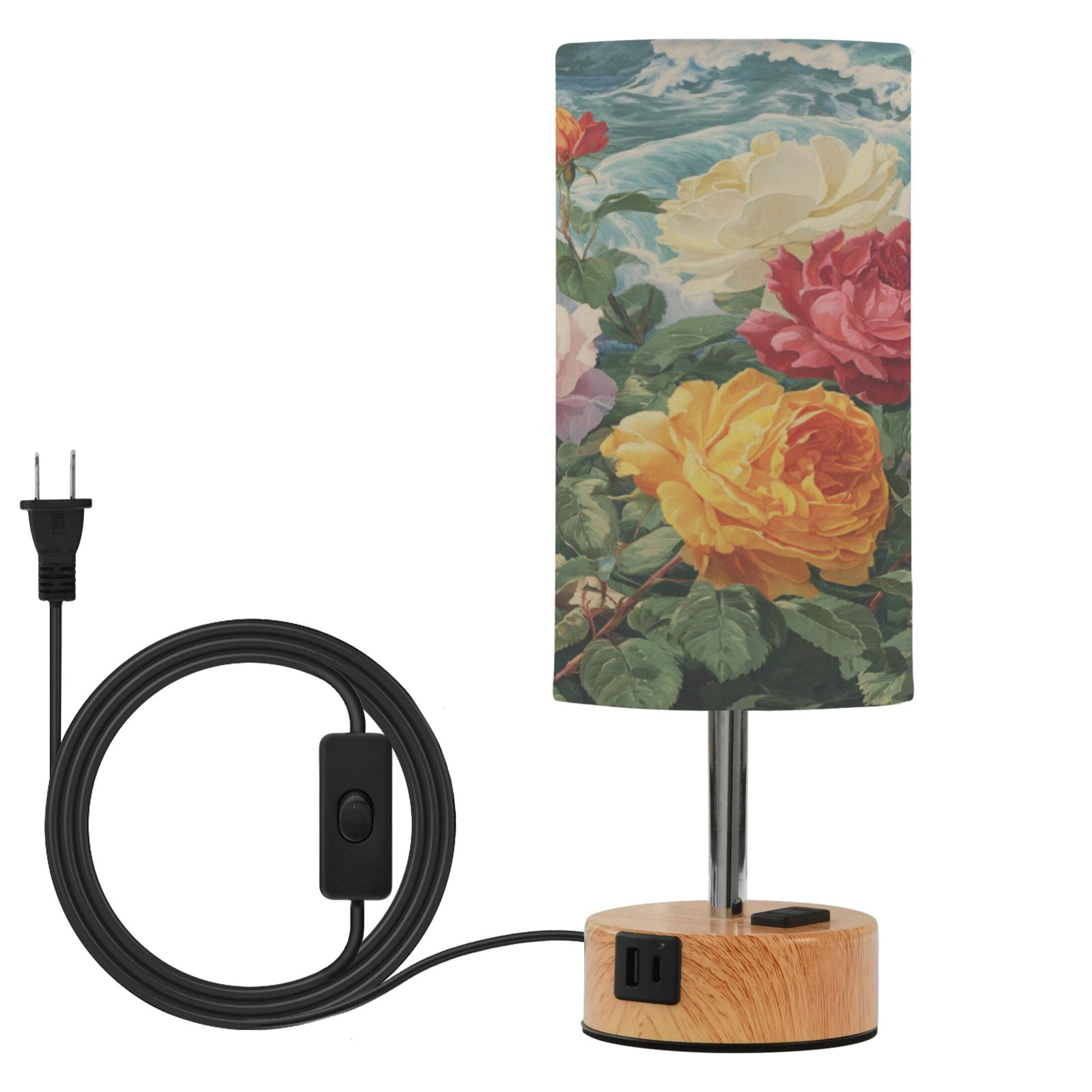 Touch-Control 3-Color Desk Lamp with Plug – Energy-Saving LED + 3 ...