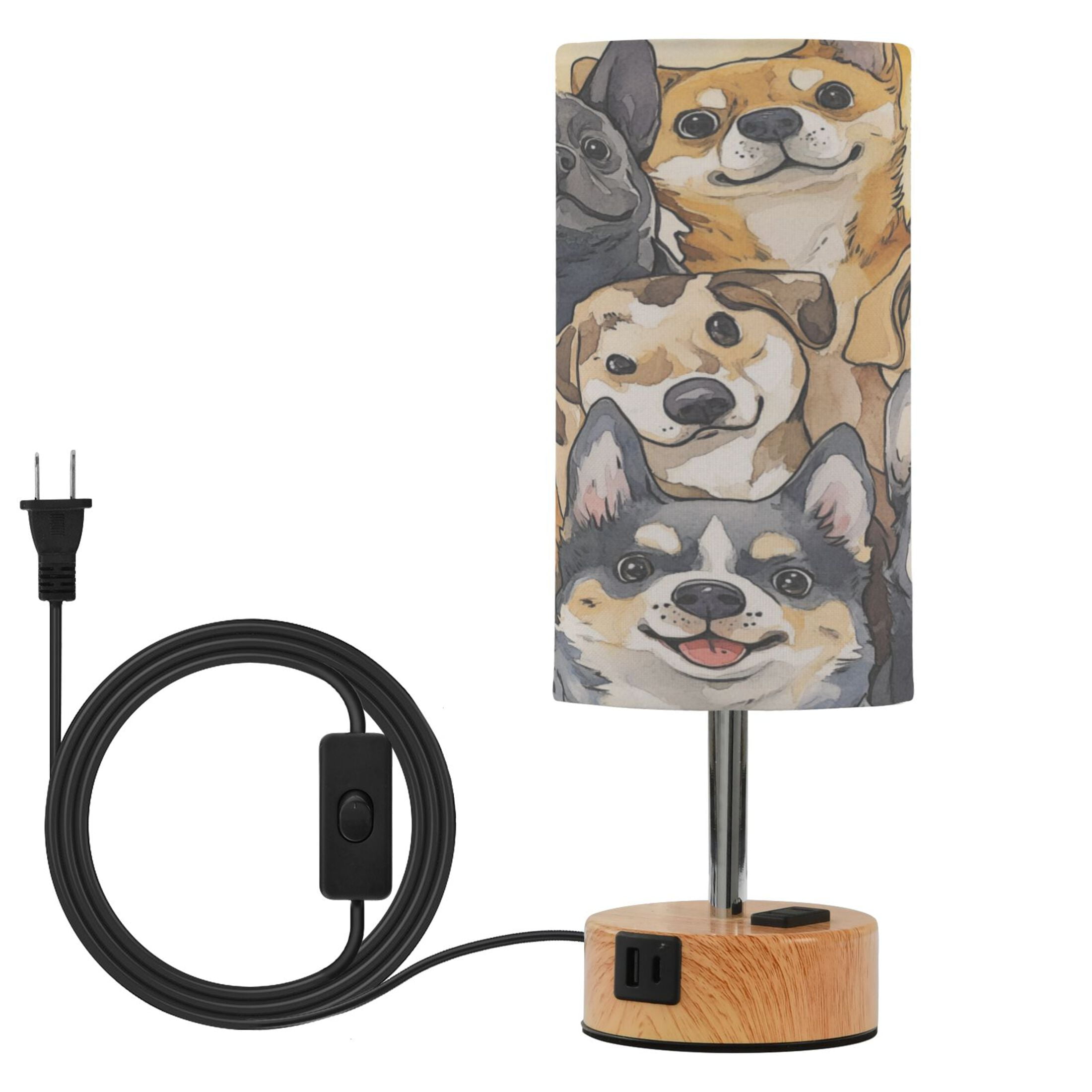 Touch-Control 3-Color Desk Lamp with Plug – Energy-Saving LED + 3 ...