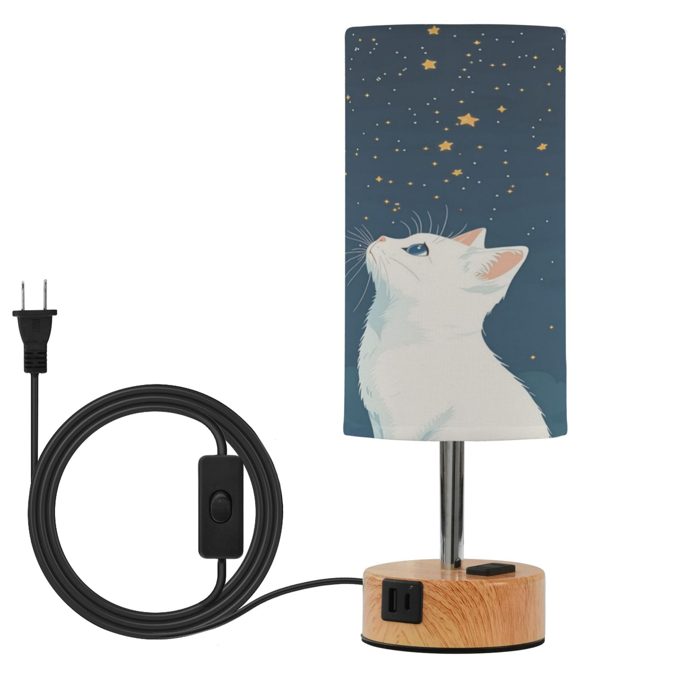 Touch-Control 3-Color Desk Lamp with Plug – Energy-Saving LED + 3 ...