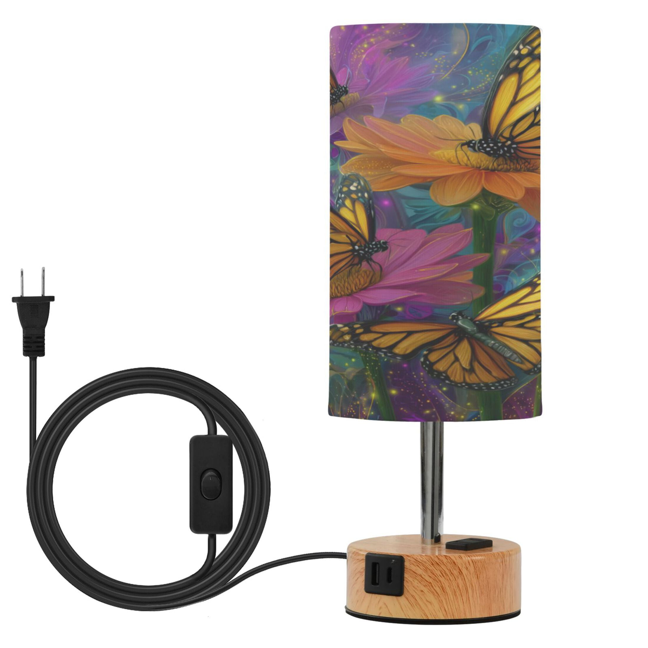 Touch-Control 3-Color Desk Lamp with Plug – Energy-Saving LED + 3 ...