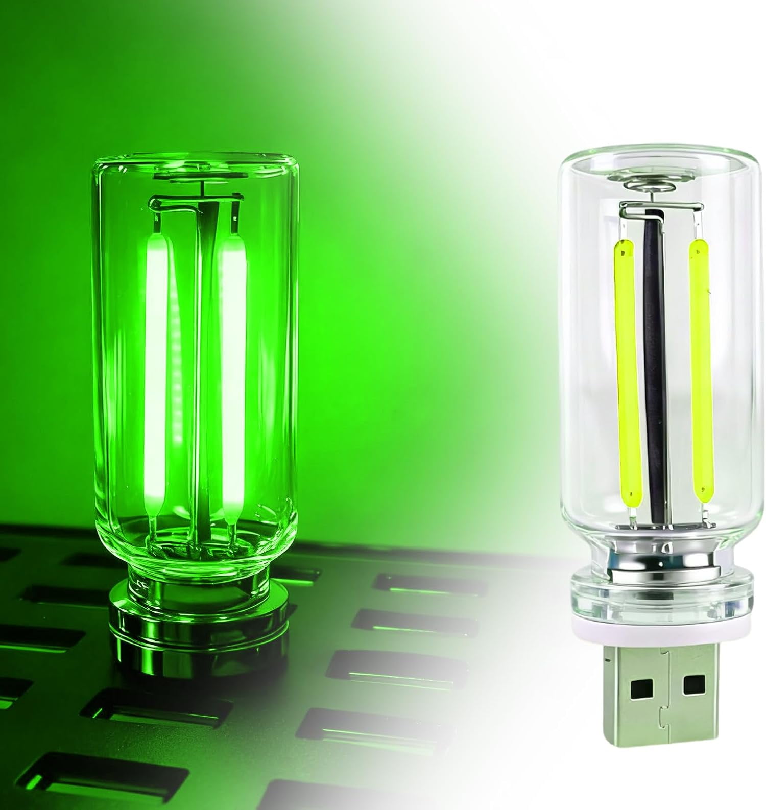 Touch-Control Dimmable Light, Glass Interior Ambient Light, Portable ...