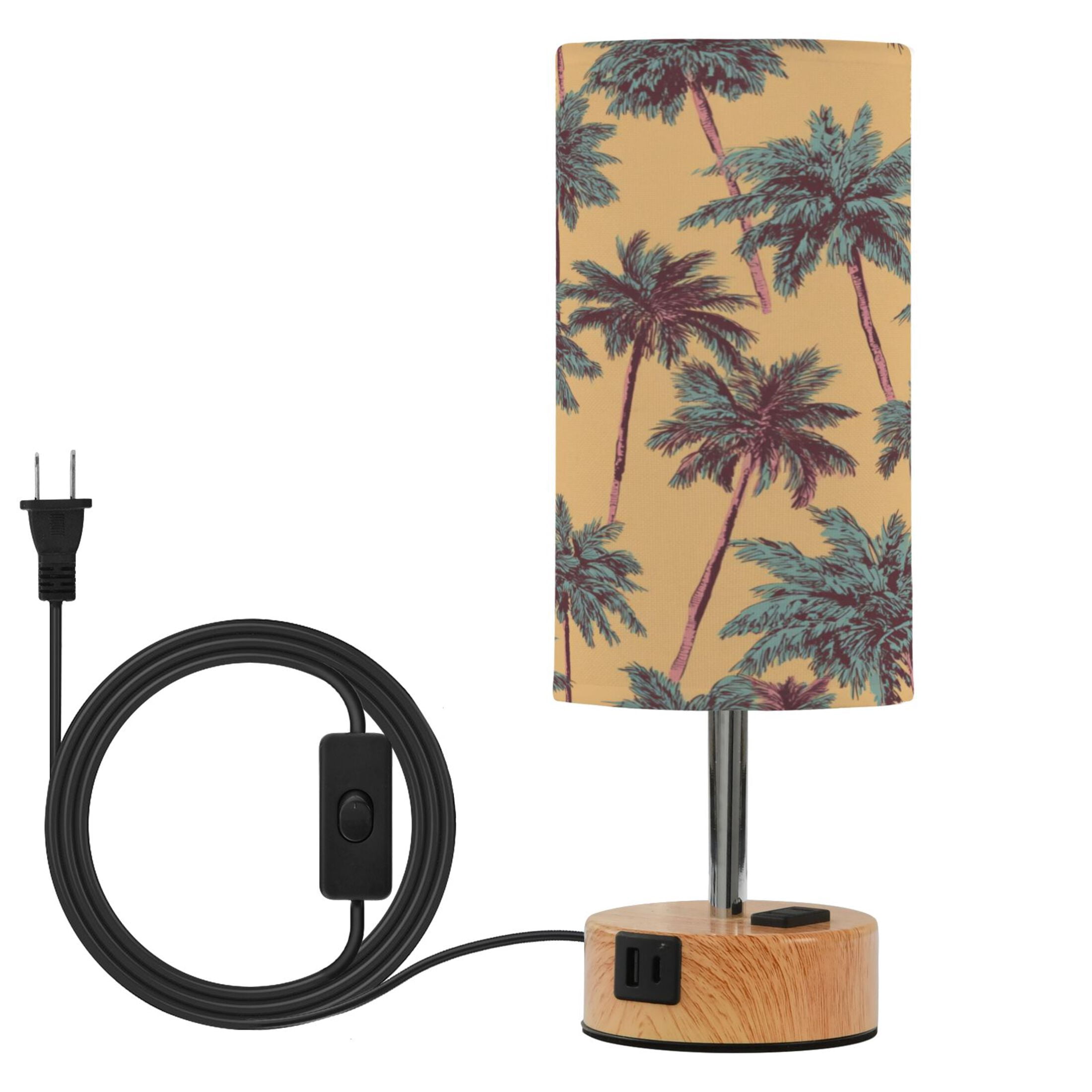Touch Control Table Lamp with LED Bulb Bedside Lamp for Bedroom Living ...