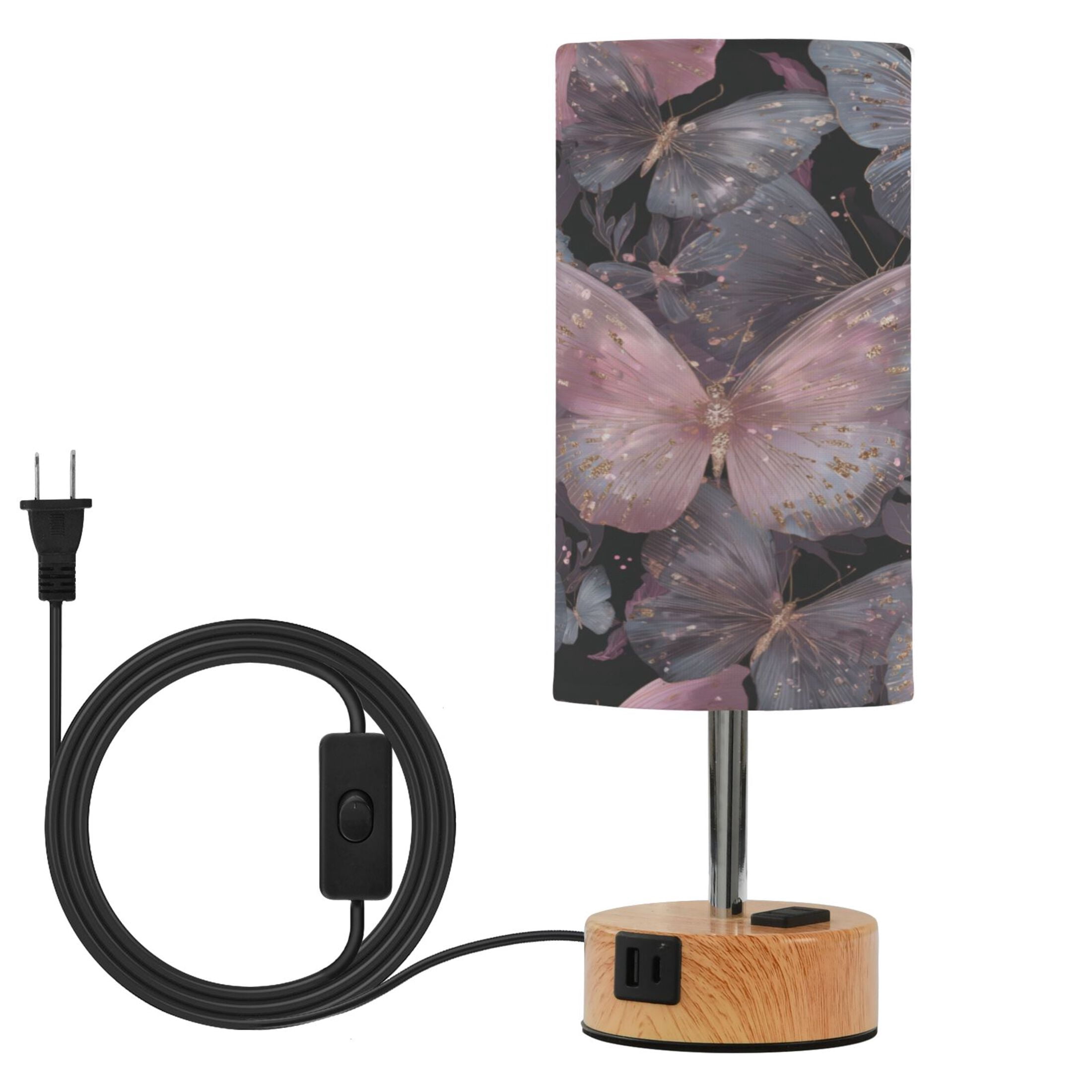 Touch Control Table Lamp with LED Bulb Bedside Lamp for Bedroom Living ...