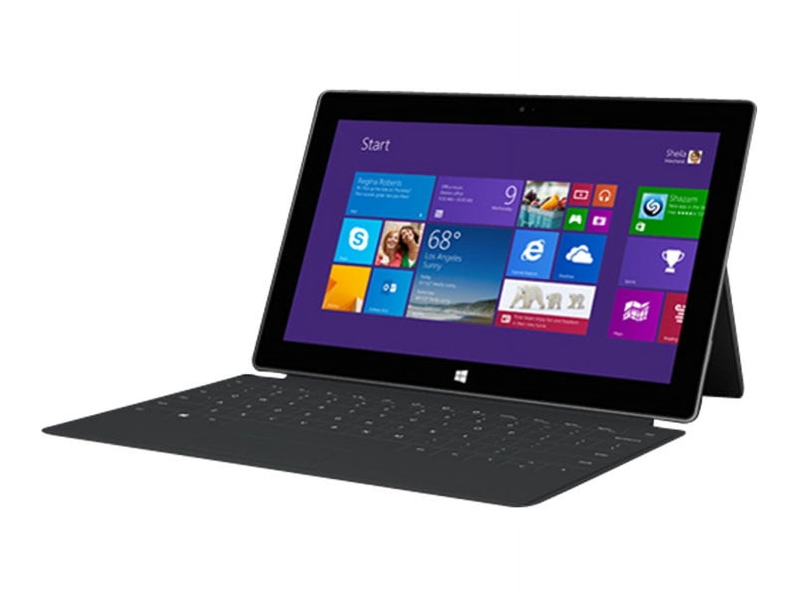 Microsoft Surface Touch Cover 2 - Keyboard - backlit - US - charcoal ...