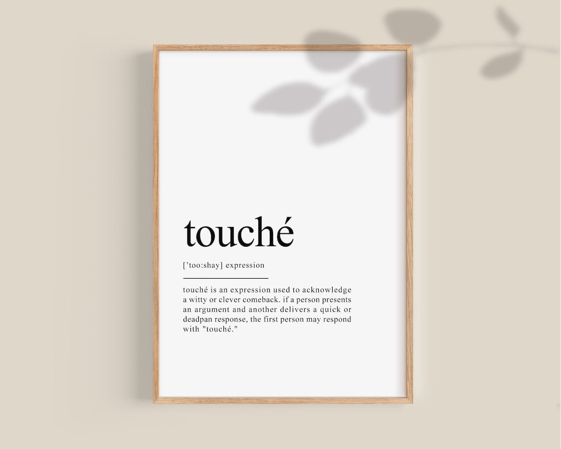 Touch Definition Poster Expression PosterWall Art Poster, Unframed ...