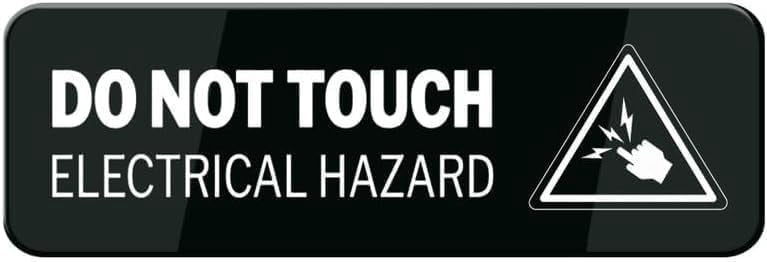 Do Not Touch Electrical Hazard Sign Stickers Acrylic Plaque With Strong ...
