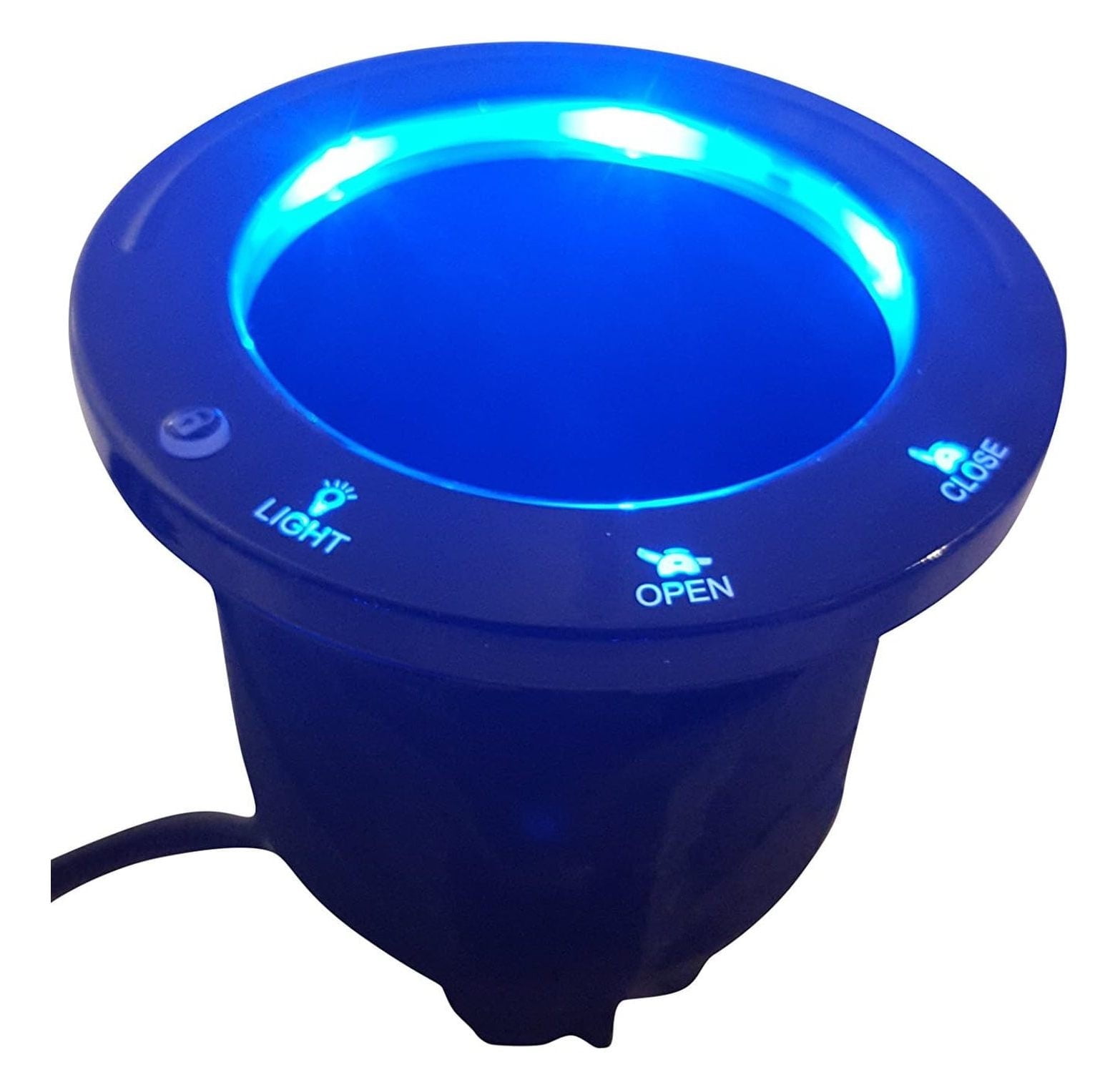 Touch Function Cup Holder with Blue LED and Recliner Controls - Walmart.com