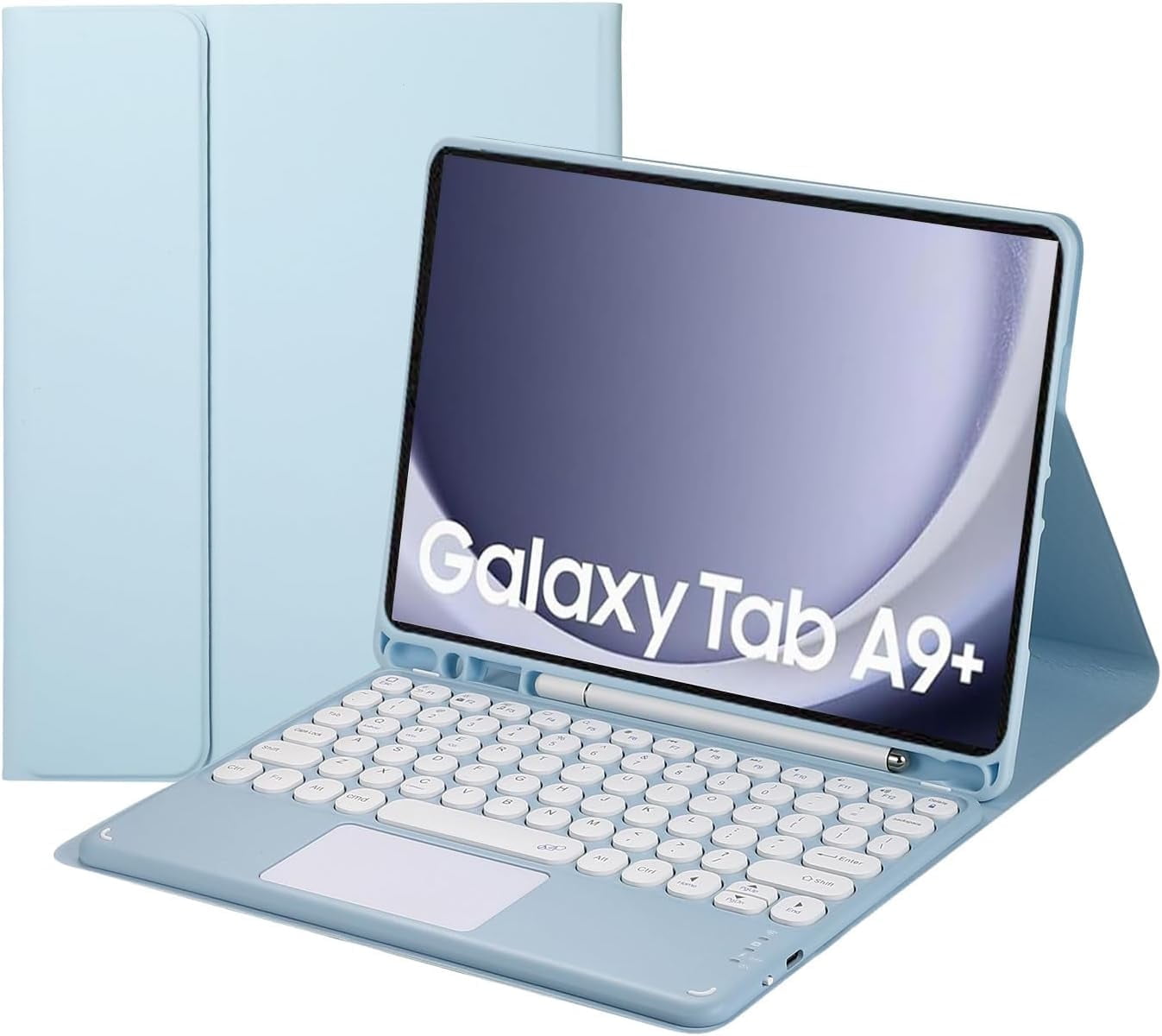 Touch Keyboard Case for Samsung Galaxy Tab A9 8.7" SM-X110/X115/X117 ...