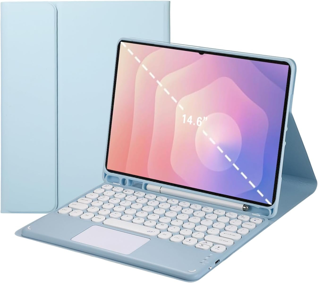 Touch Keyboard Case for Samsung Galaxy Tab S11 Ultra (14.6-inch) 2025 ...