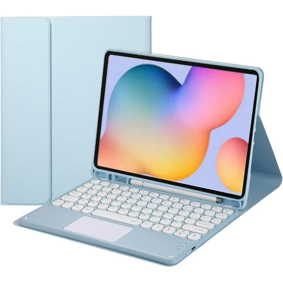 JINRAN Touch Keyboard Case for Samsung Galaxy Tab A9 8.7'' 2023 (SM ...