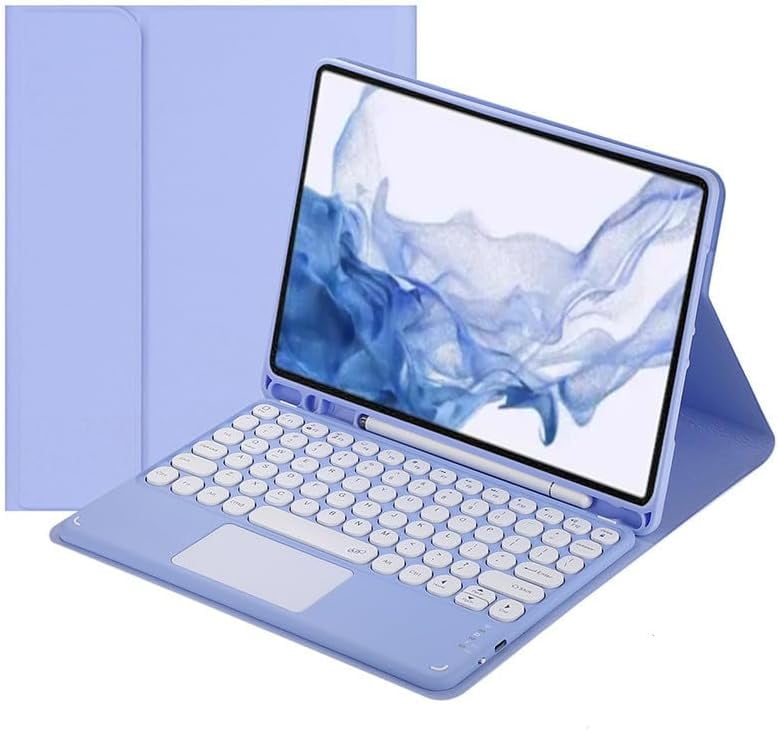 Touch Keyboard Case for Samsung Galaxy Tab S8/Tab S7 11 Inch (Model SM ...