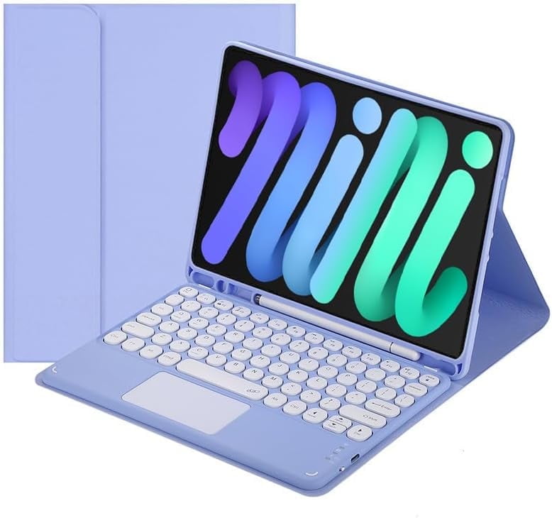 Touch Keyboard Case for iPad Mini 7 (A17 Pro)/Mini 6th Generation Case ...