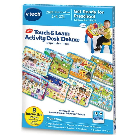 VTech Touch and Learn Activity Desk for Toddlers - School Expansion ...